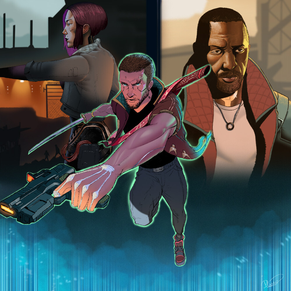 ArtStation - Fan art of Cyberpunk 2077 Phantom Liberty