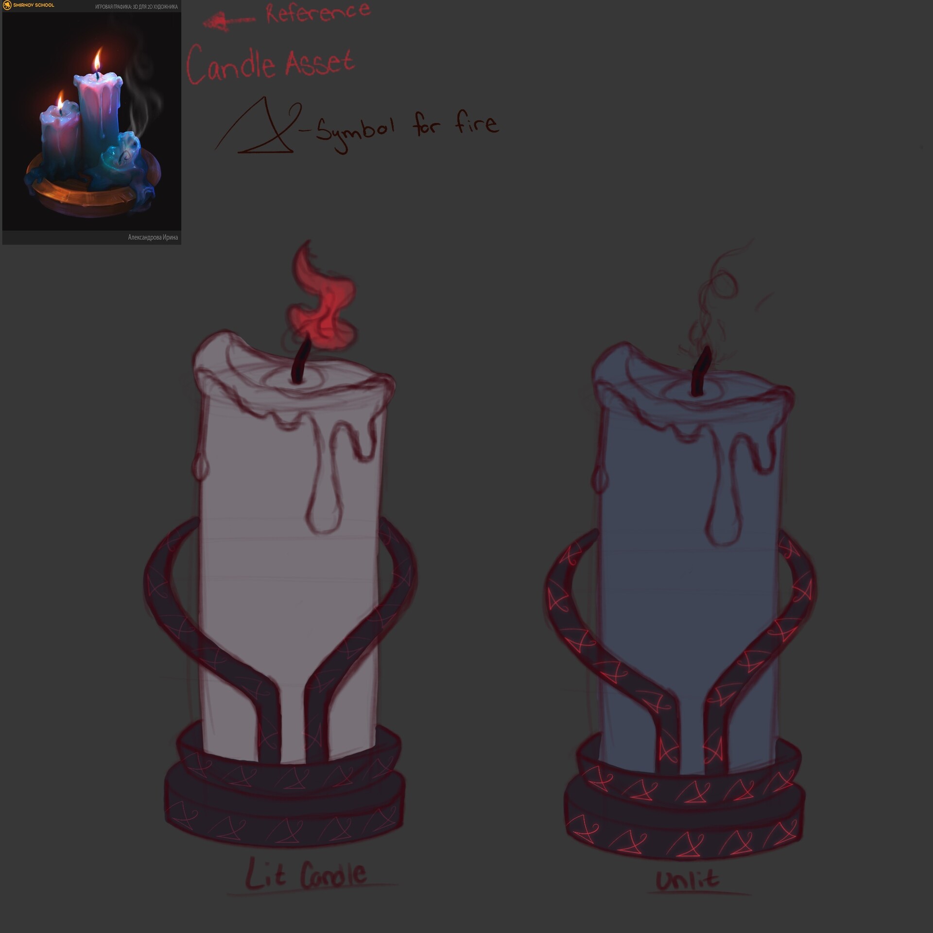 ArtStation - Candle 3D Model