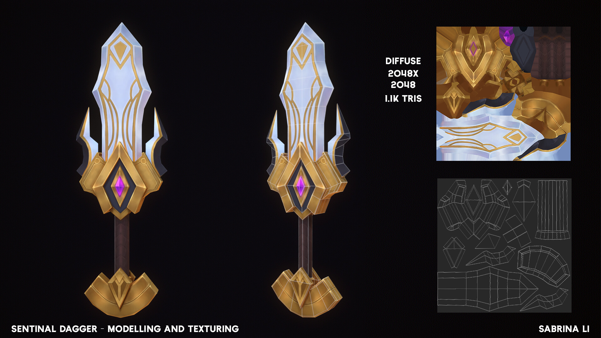 Sabrina Li - Sentinel Dagger - League of Legends Fanart