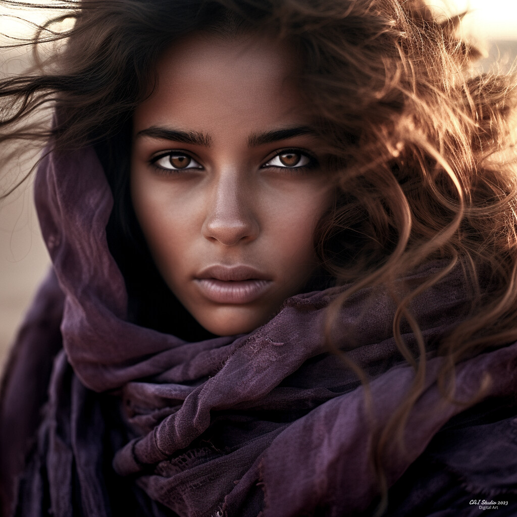 ArtStation - Desert women