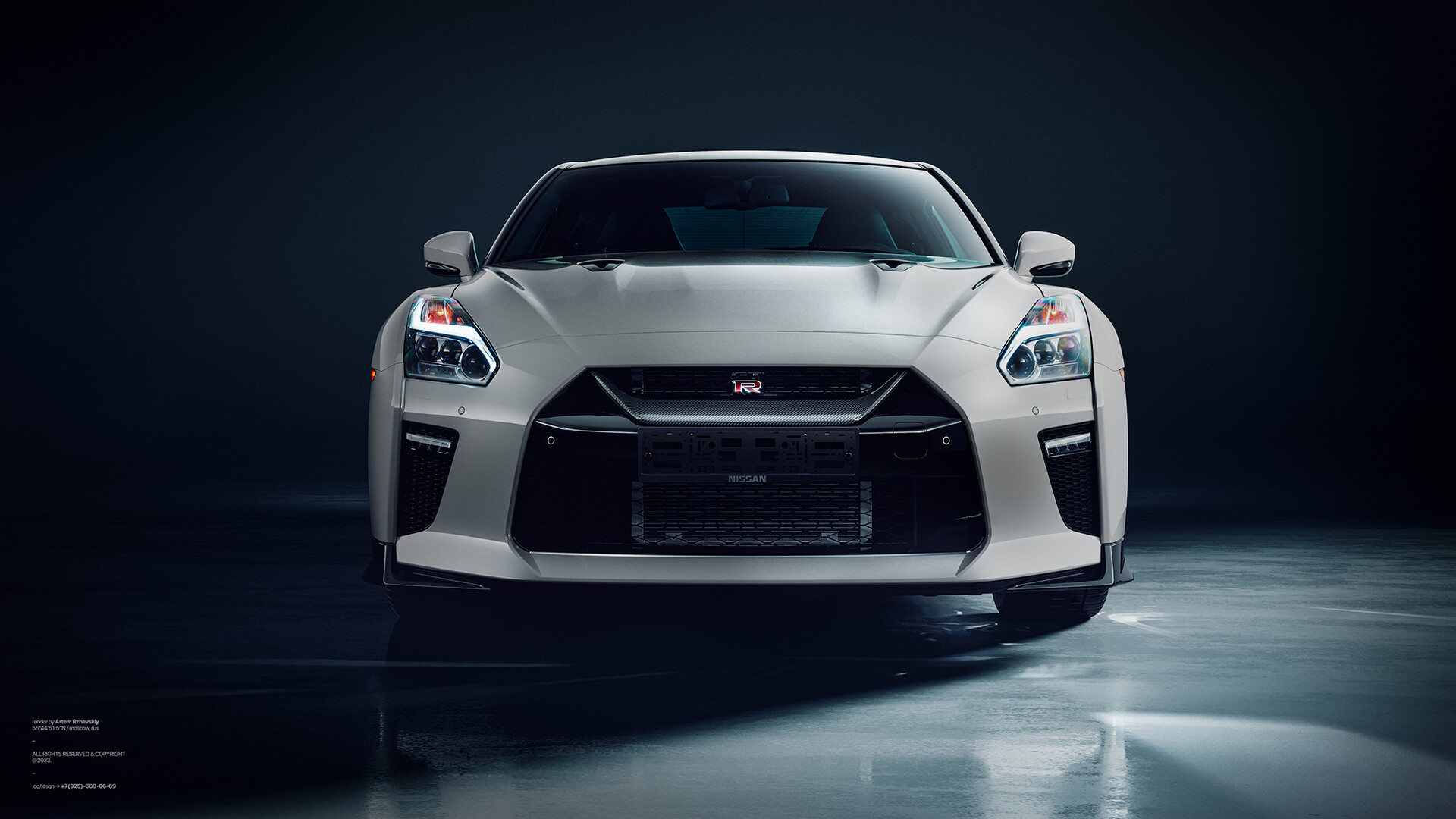ArtStation - nissan GT-R 2016 full cgi