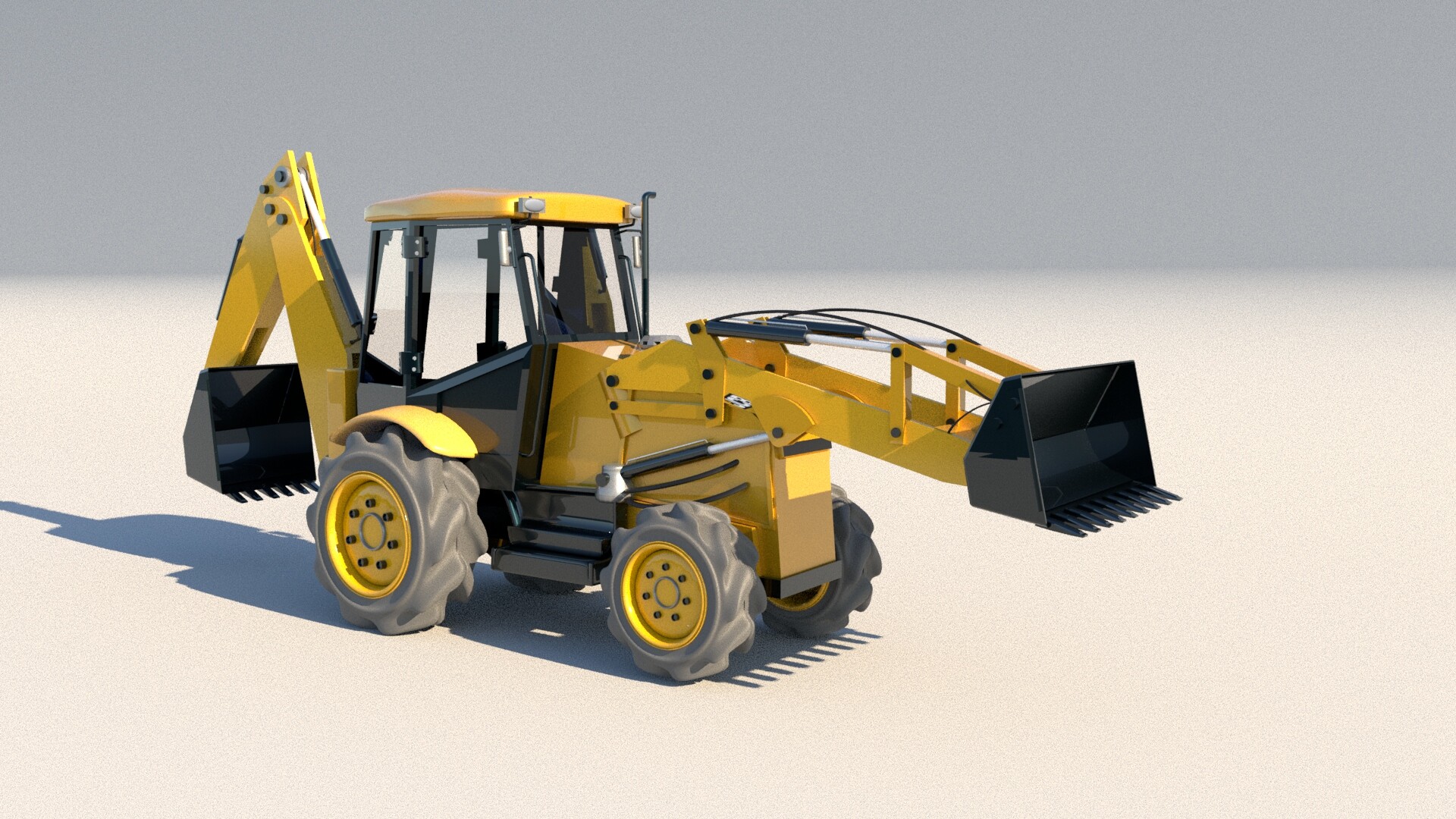ArtStation - 3D JCB