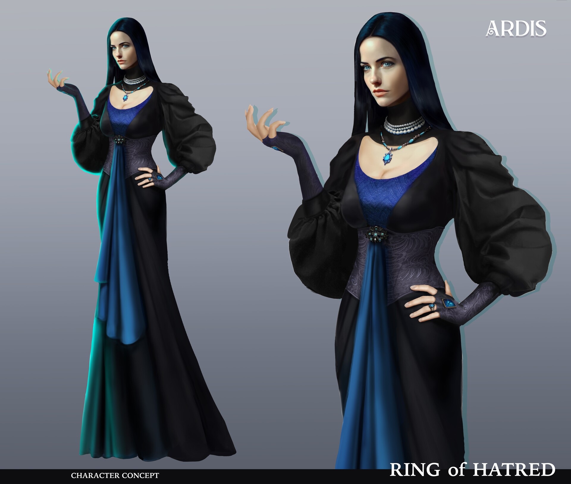 ArtStation - Concept page 1 - character Ardis