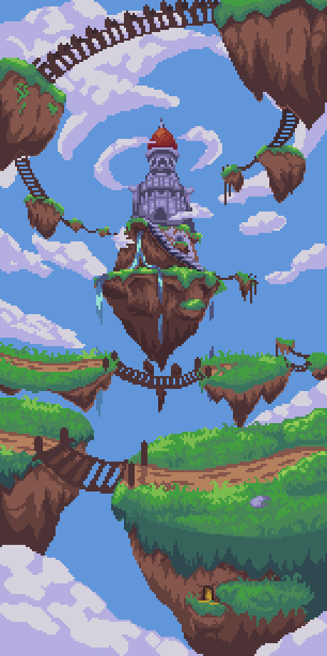 ArtStation - The Floating Castle #2