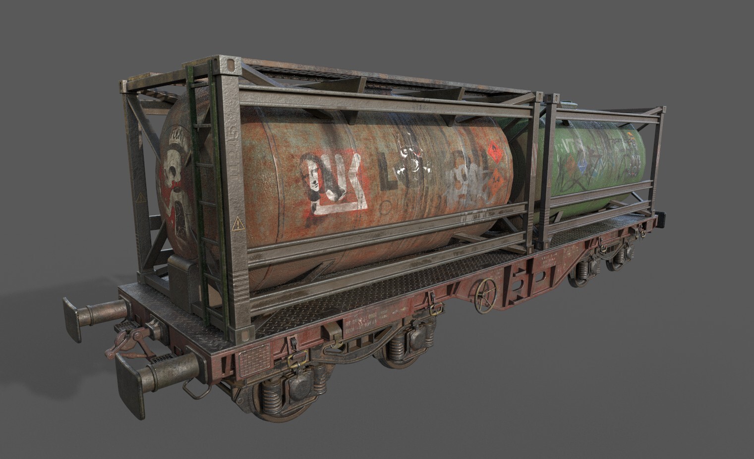 ArtStation - Rail Wagon