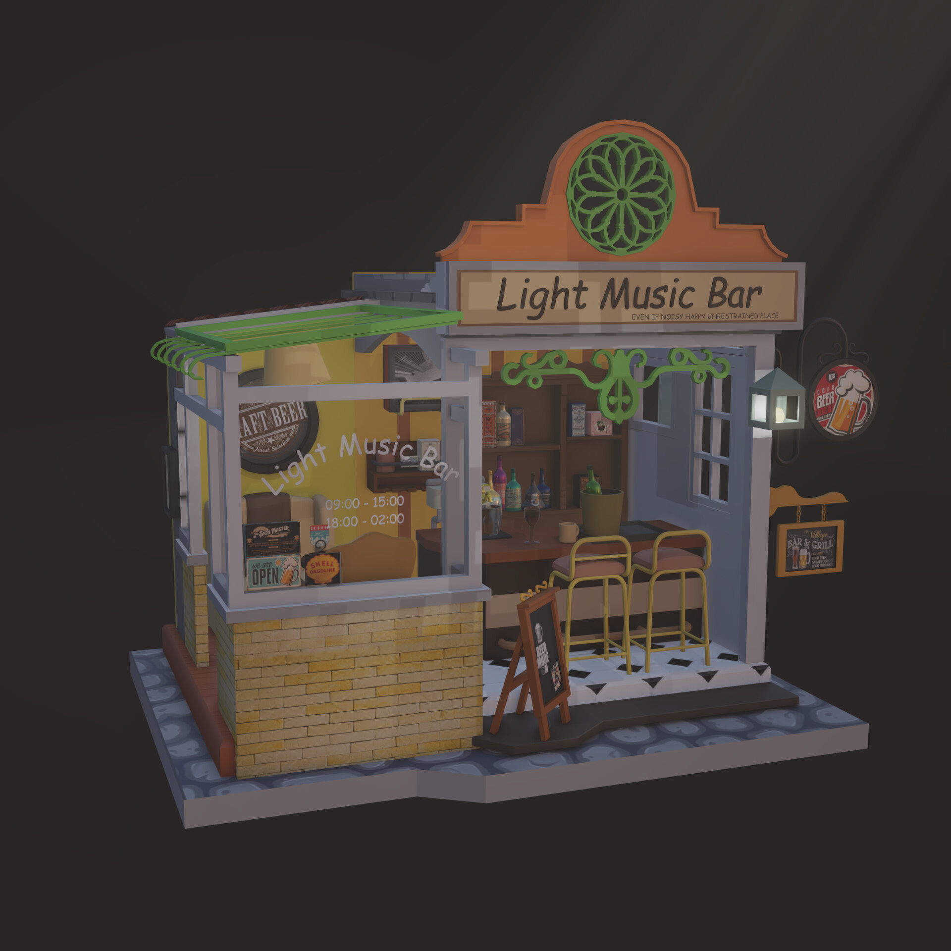 ArtStation - Music Light Bar