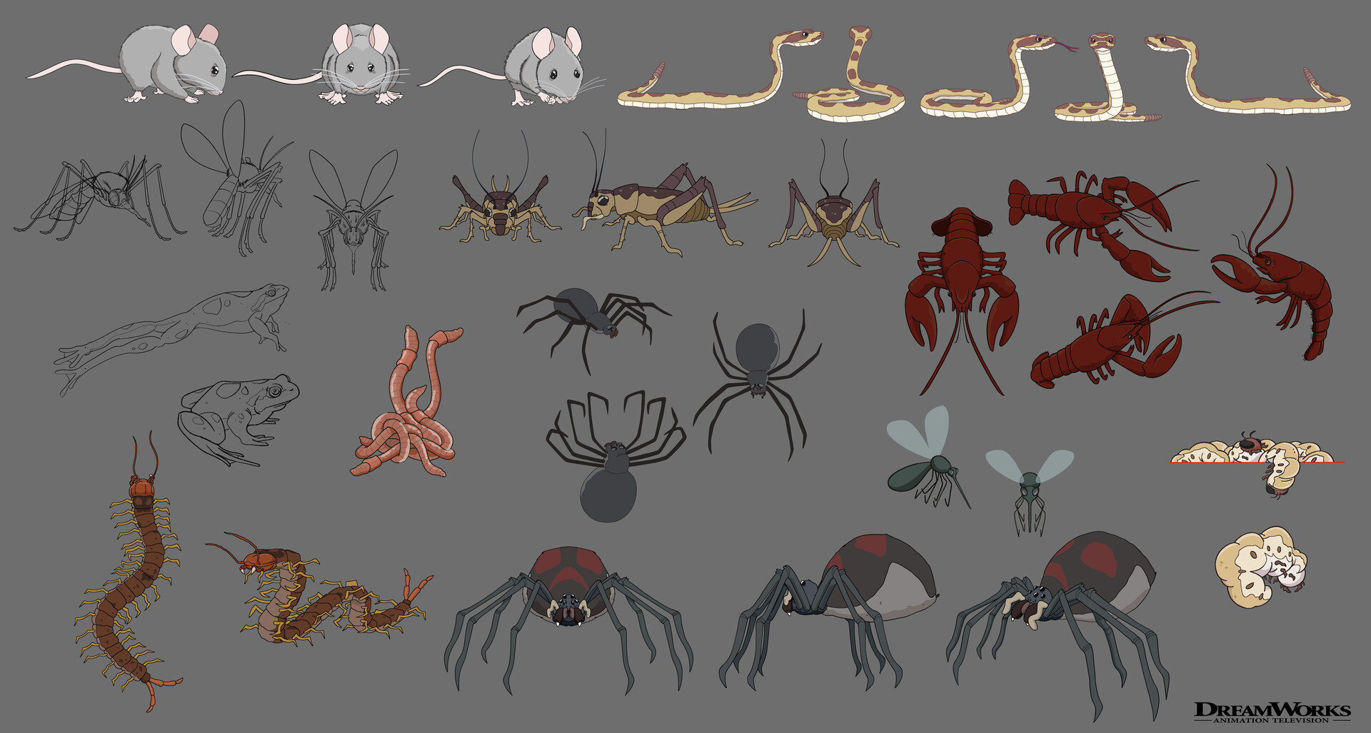 ArtStation - Dreamworks - Fright Krewe - Character Design