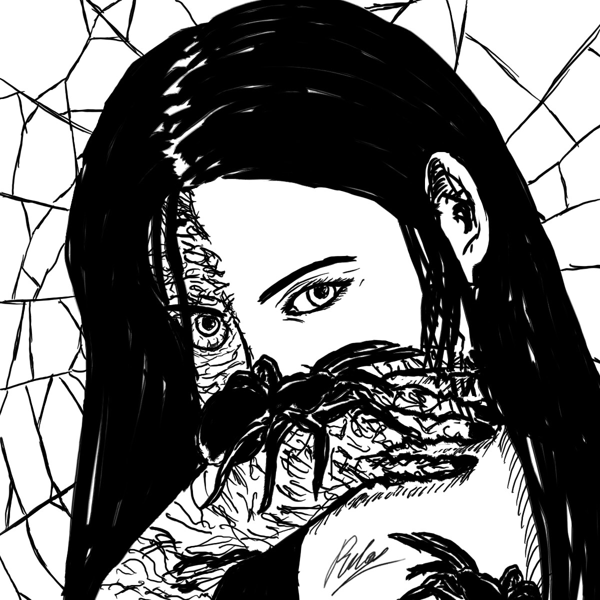 ArtStation - Inktober 2023 Day 2: Spiders