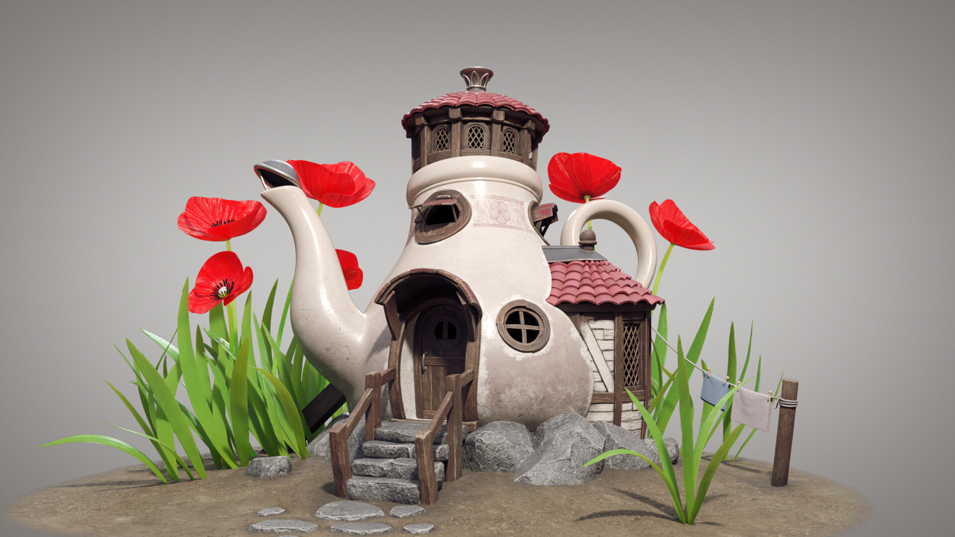 ArtStation - Teapot House
