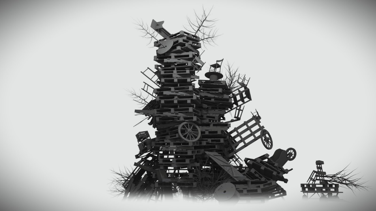 ArtStation - Bonfire Turnaround WIP