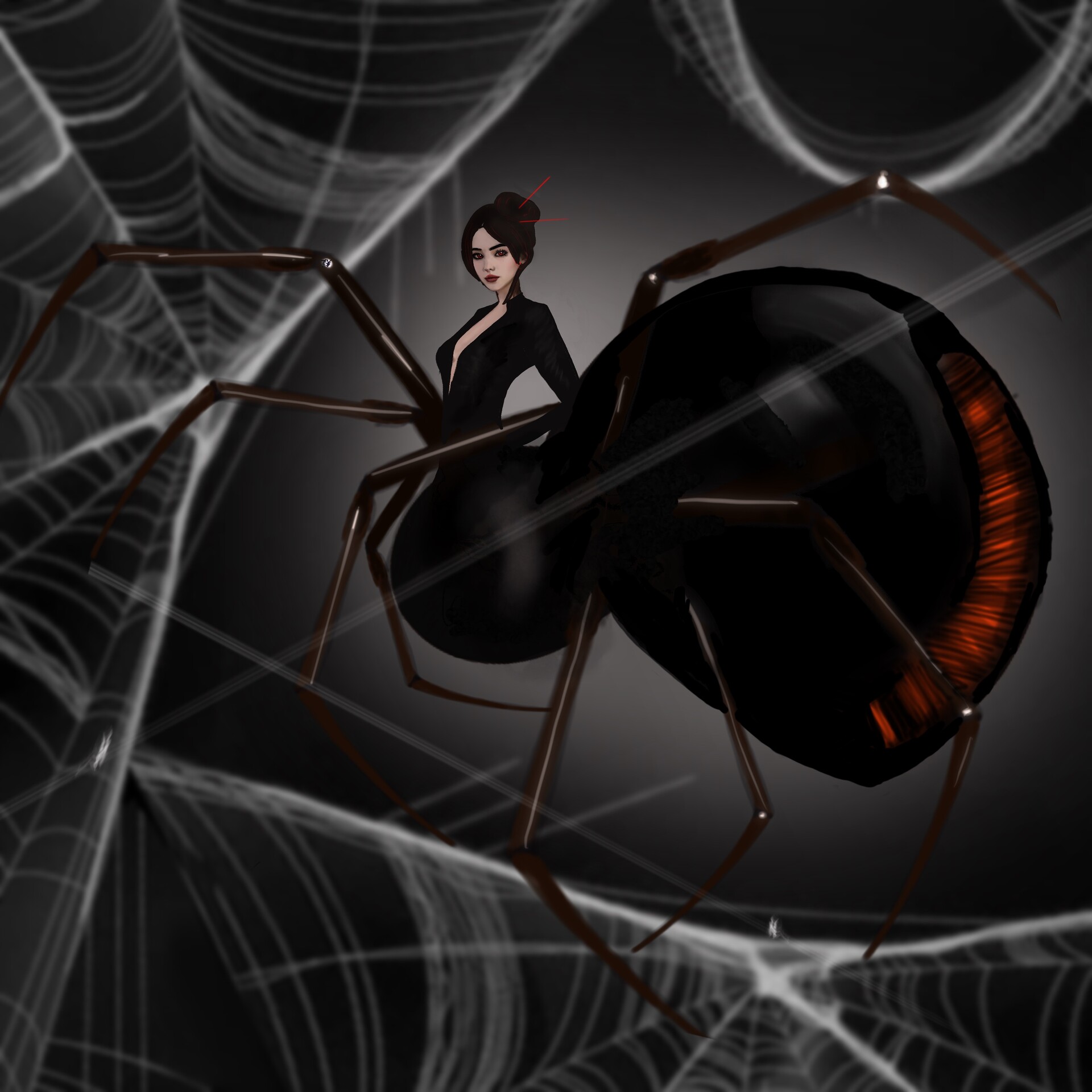 ArtStation - Spider - Inktober - Day 2