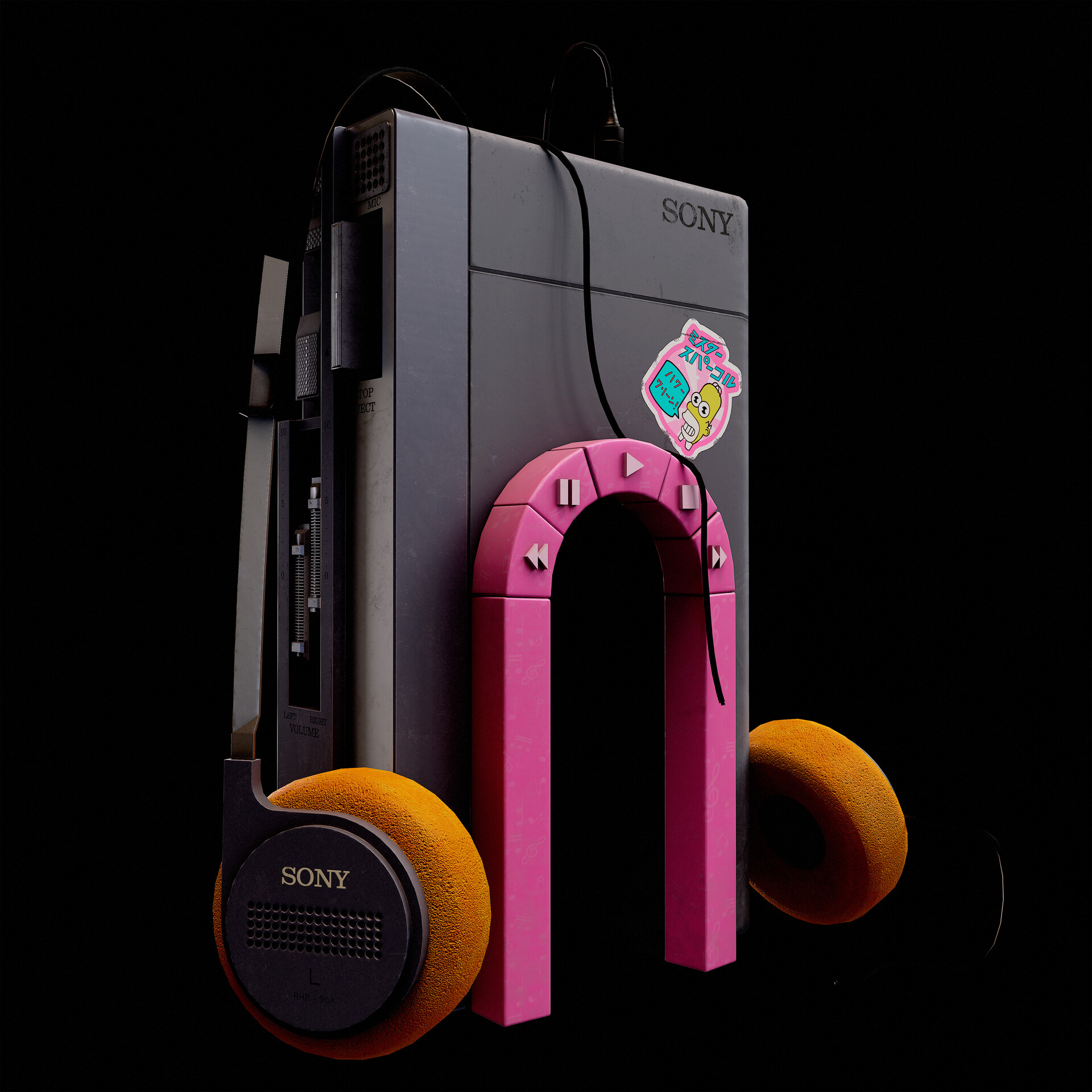 ArtStation - SONY Walkman Mighty Gate