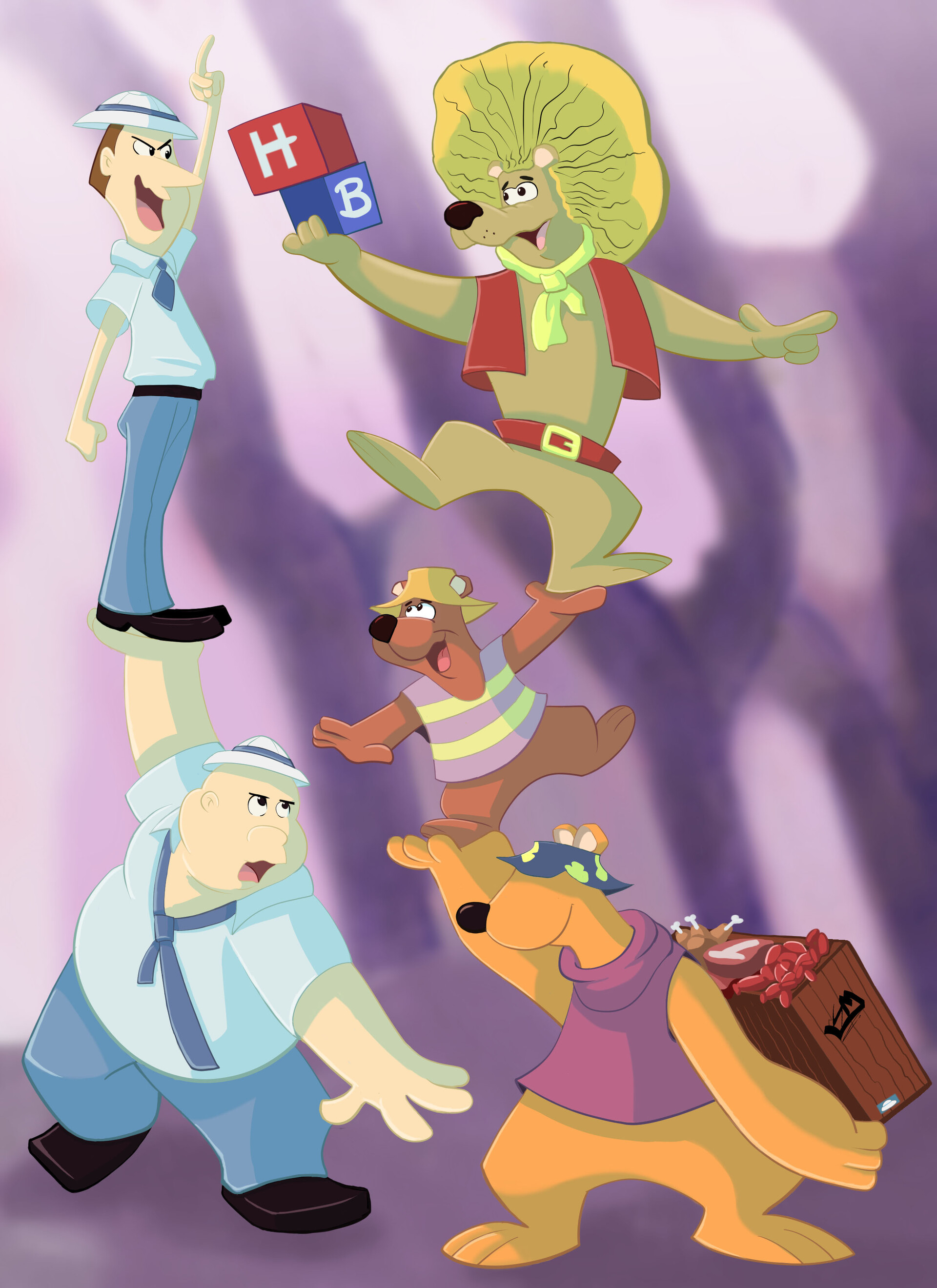 ArtStation - The Hair Bear Bunch!