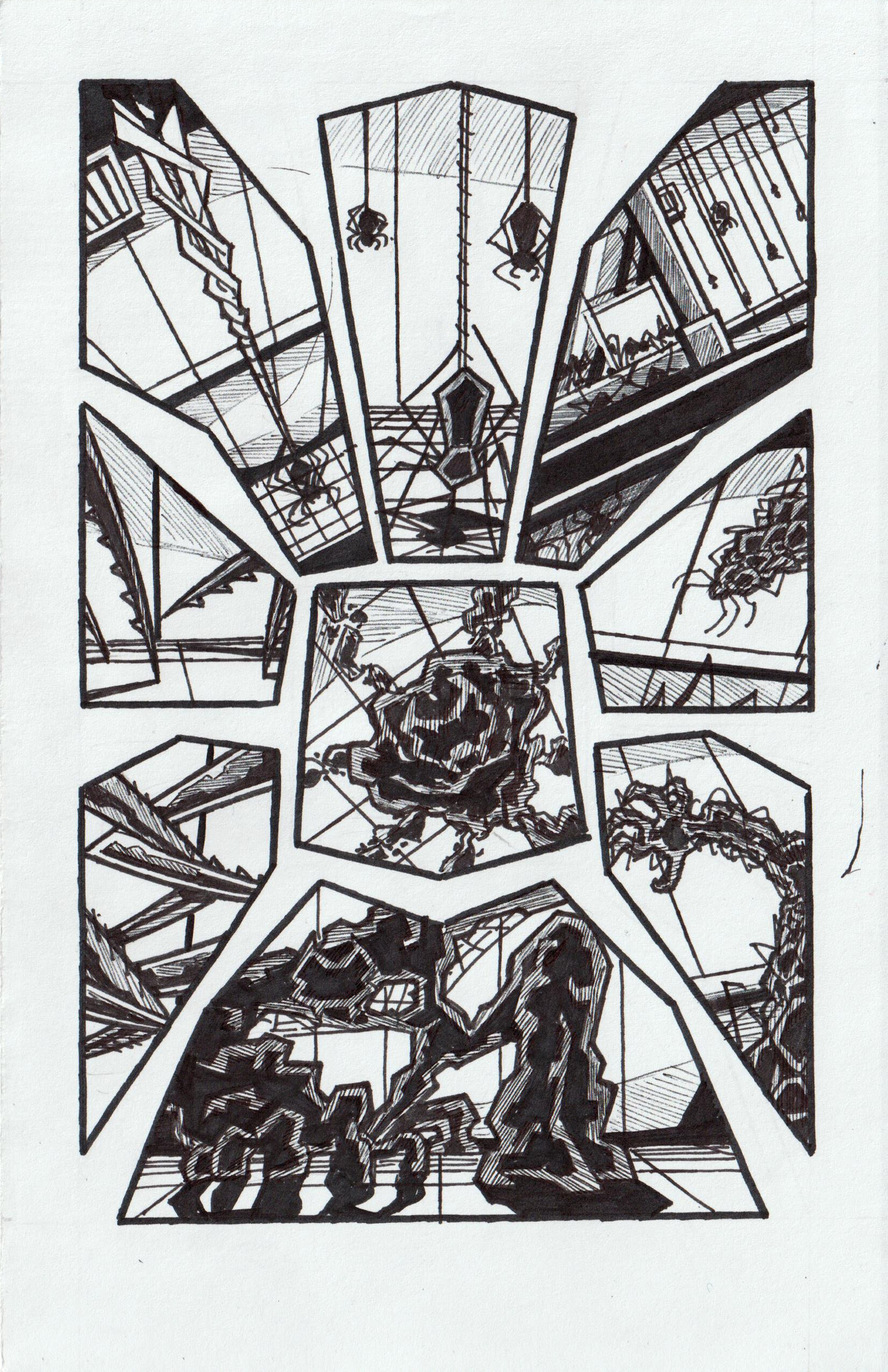 ArtStation - Inktober! 10|02|2023 - Spiders