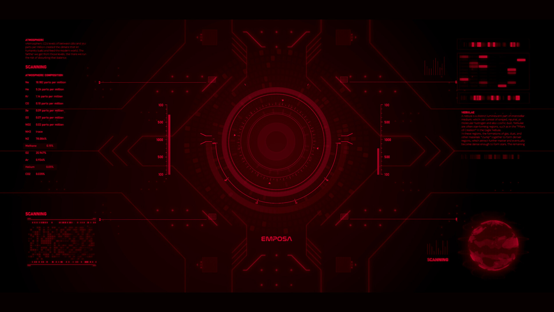 Victoria (Vito) Rodriguez - Retrofuturistic Sci-Fi Starship Interface - UI