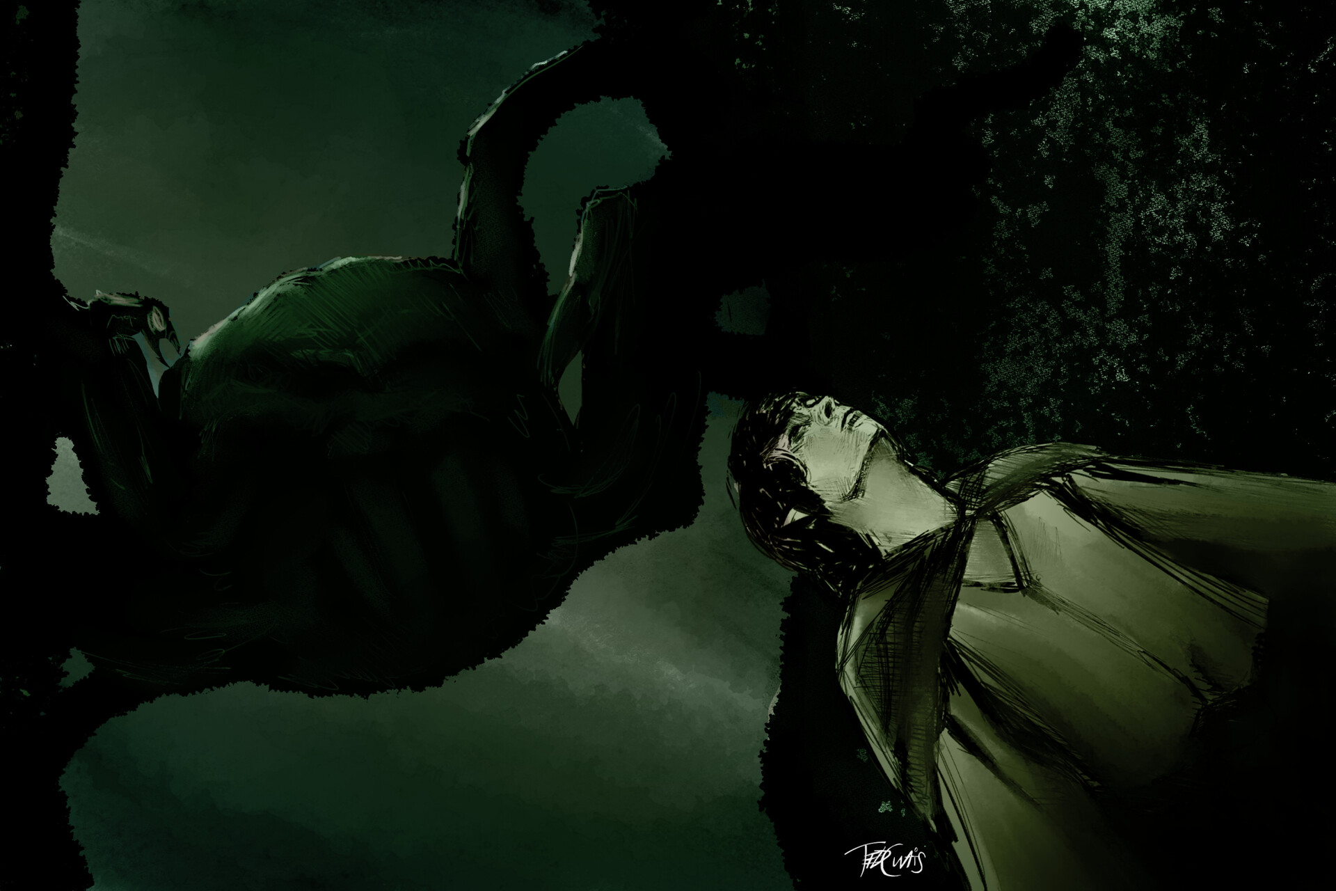 ArtStation - Inktober 2023: Day 2 - Spiders