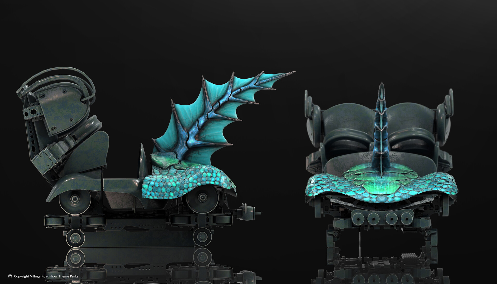 Brad Atkinson - 3D Concept Artist & Designer - Leviathan Ride Cart ...