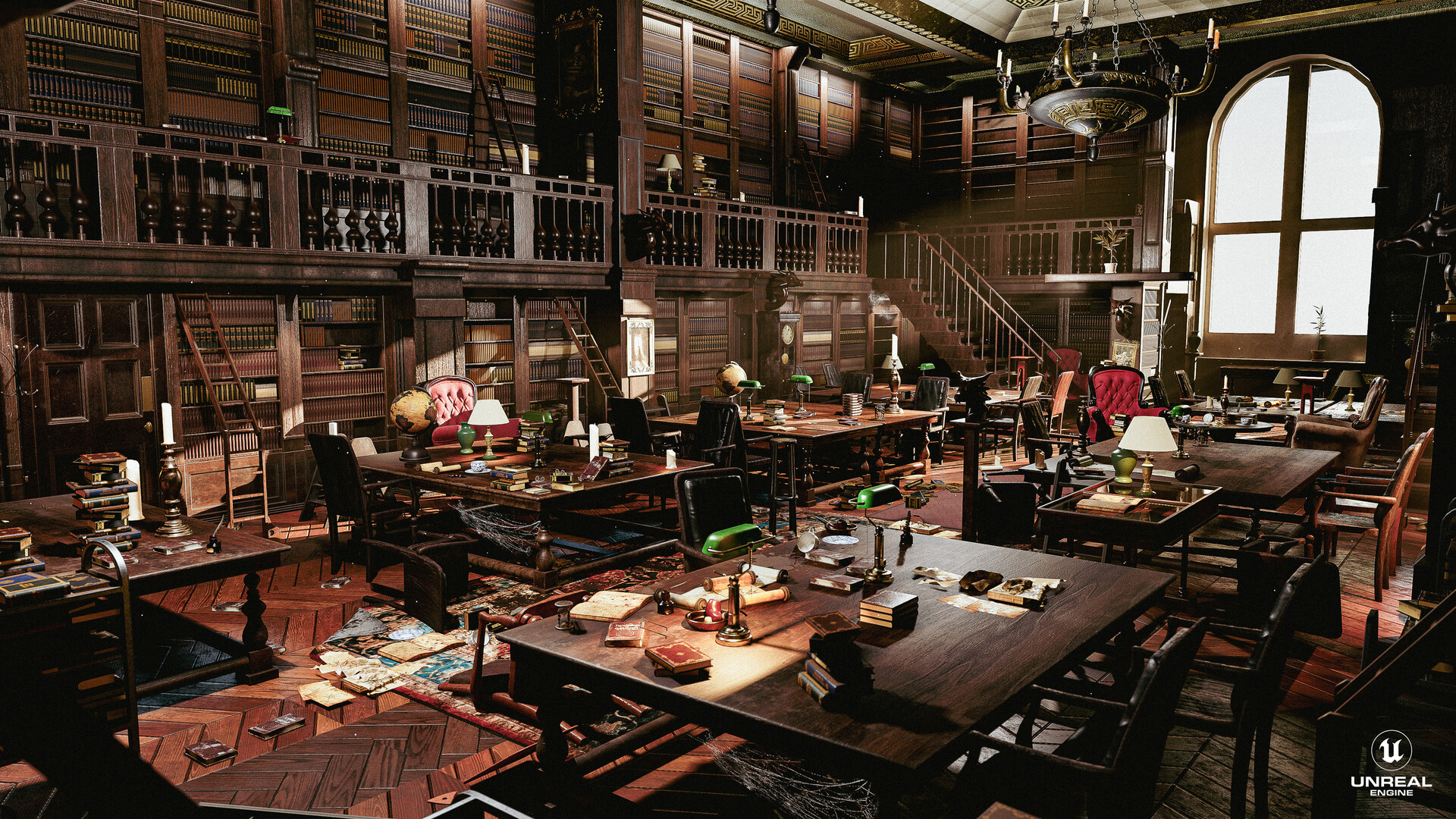 ArtStation - The Abandoned Library