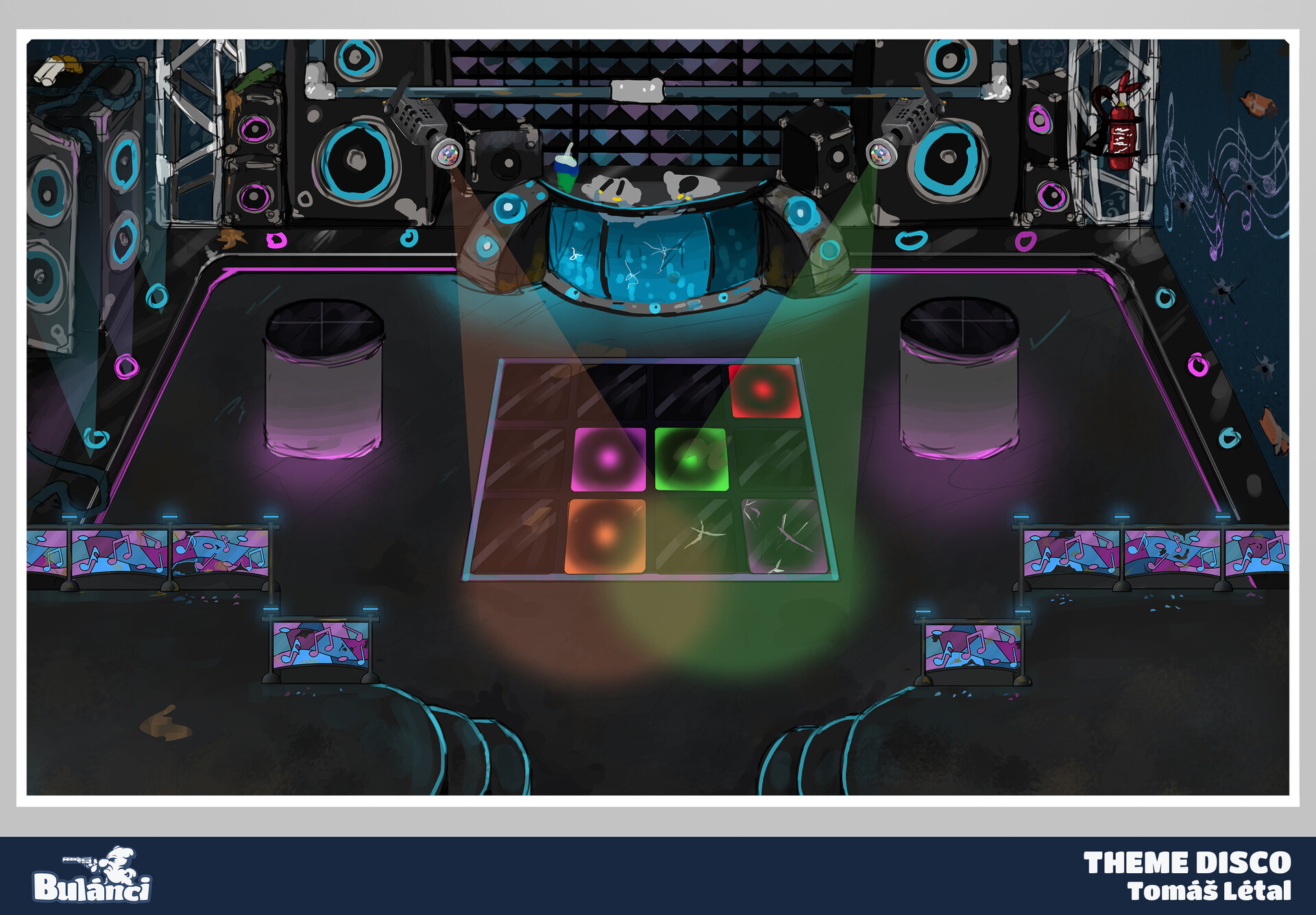 Tomáš Létal - Disco map [Bulanci] concept