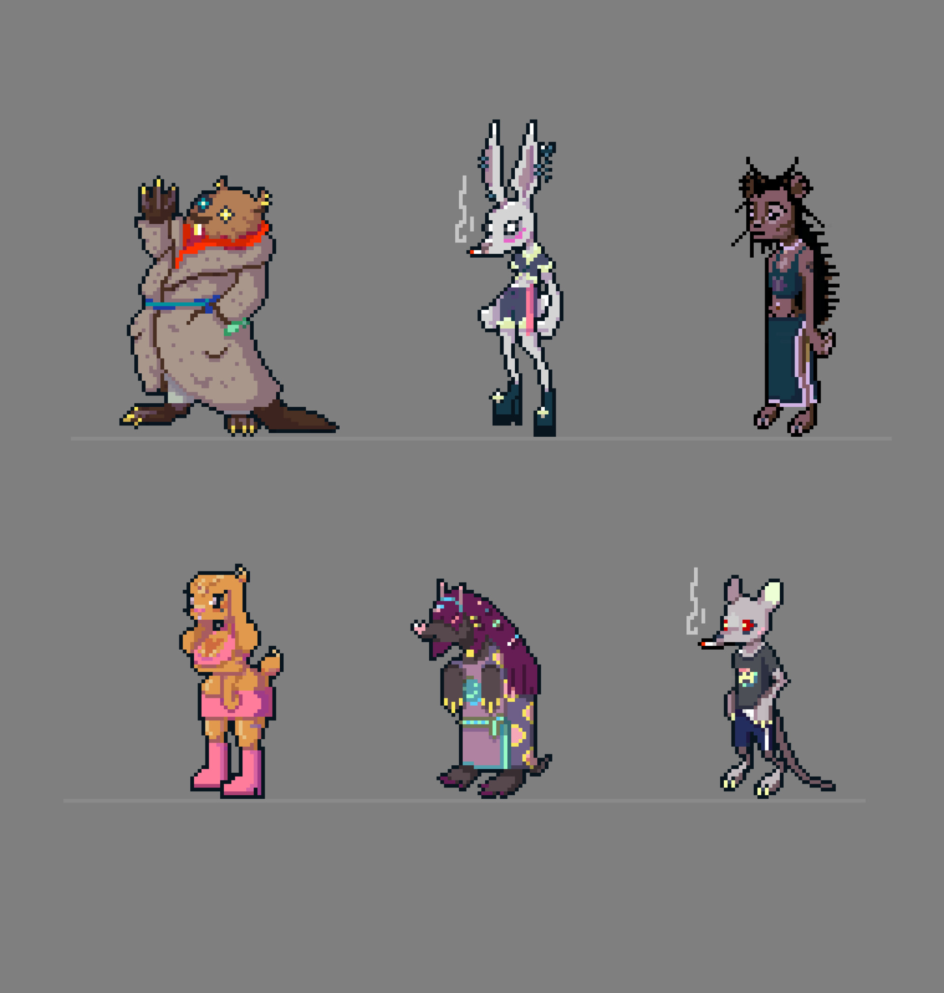 ArtStation - Pixel Art Indie Game Design in Progress
