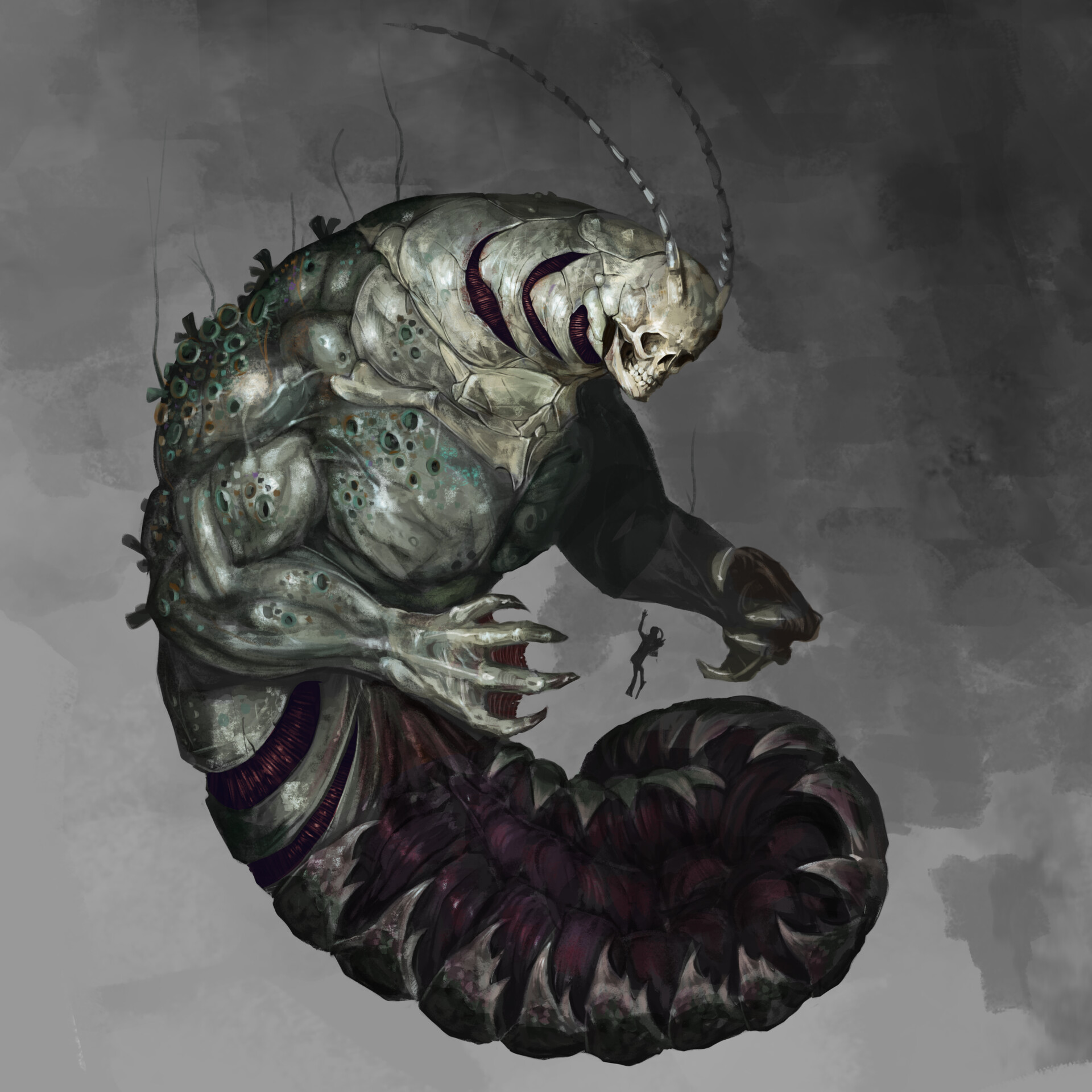 ArtStation - Deep sea demon