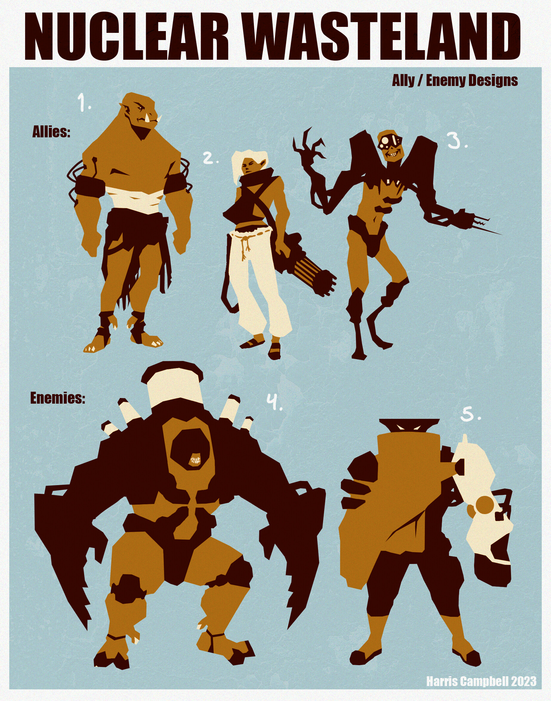 ArtStation - Nuclear Wasteland Characters