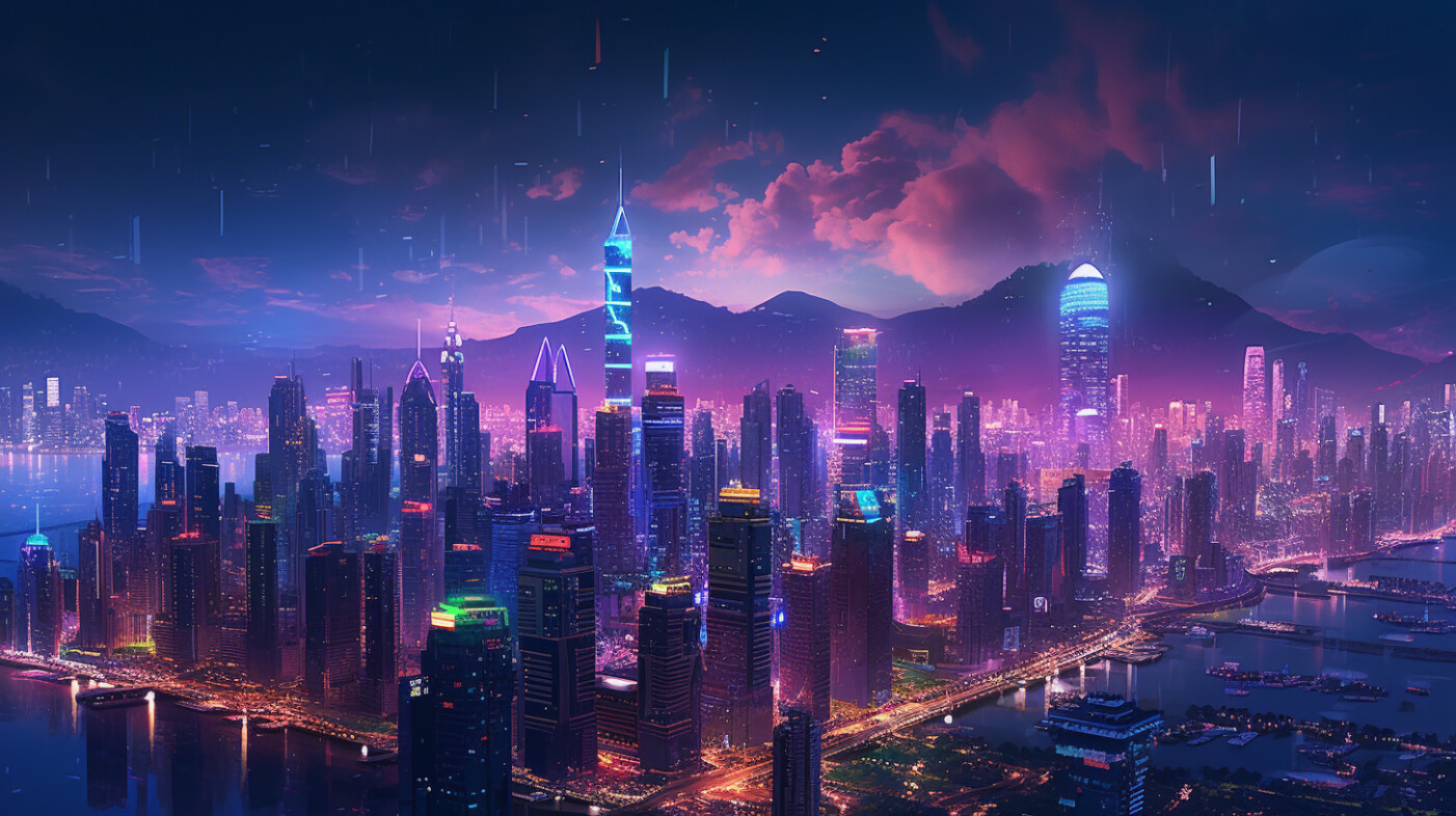 ArtStation - Futuristic Cyberpunk Cities