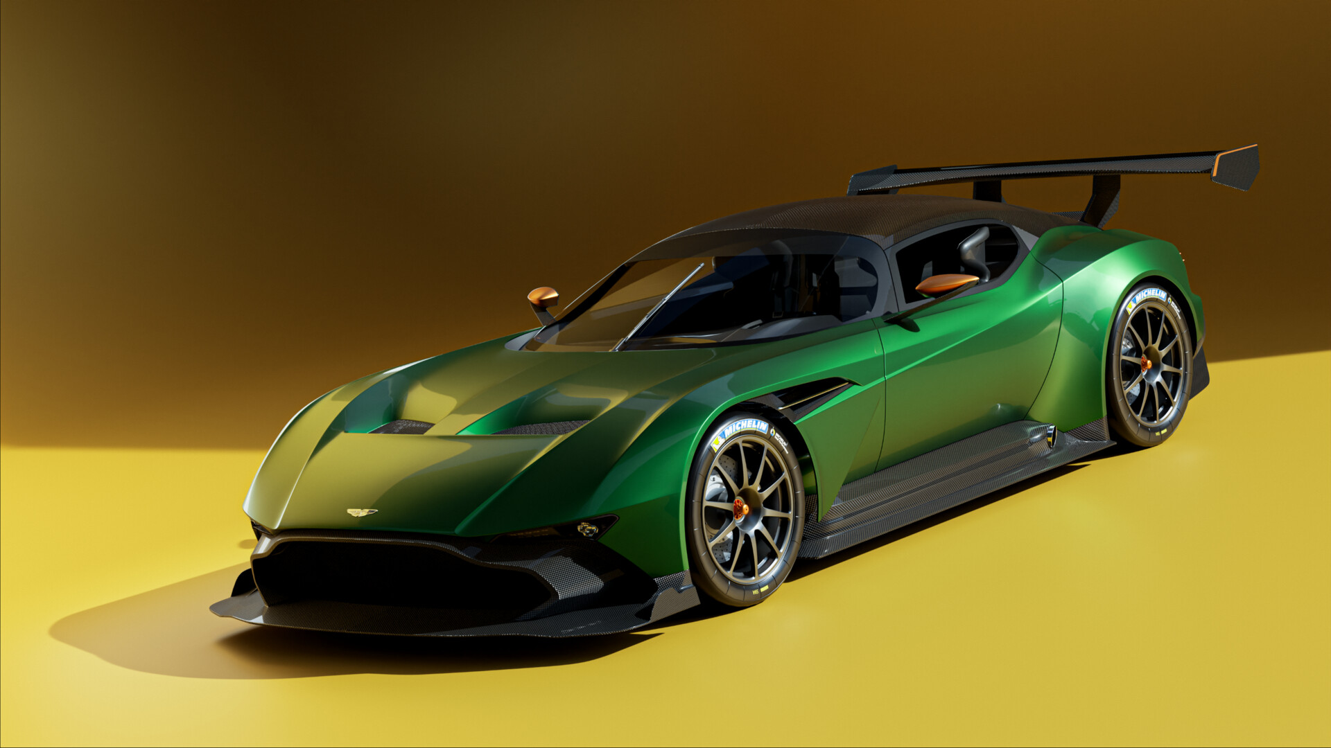 ArtStation - Aston Martin Vulcan Light Study