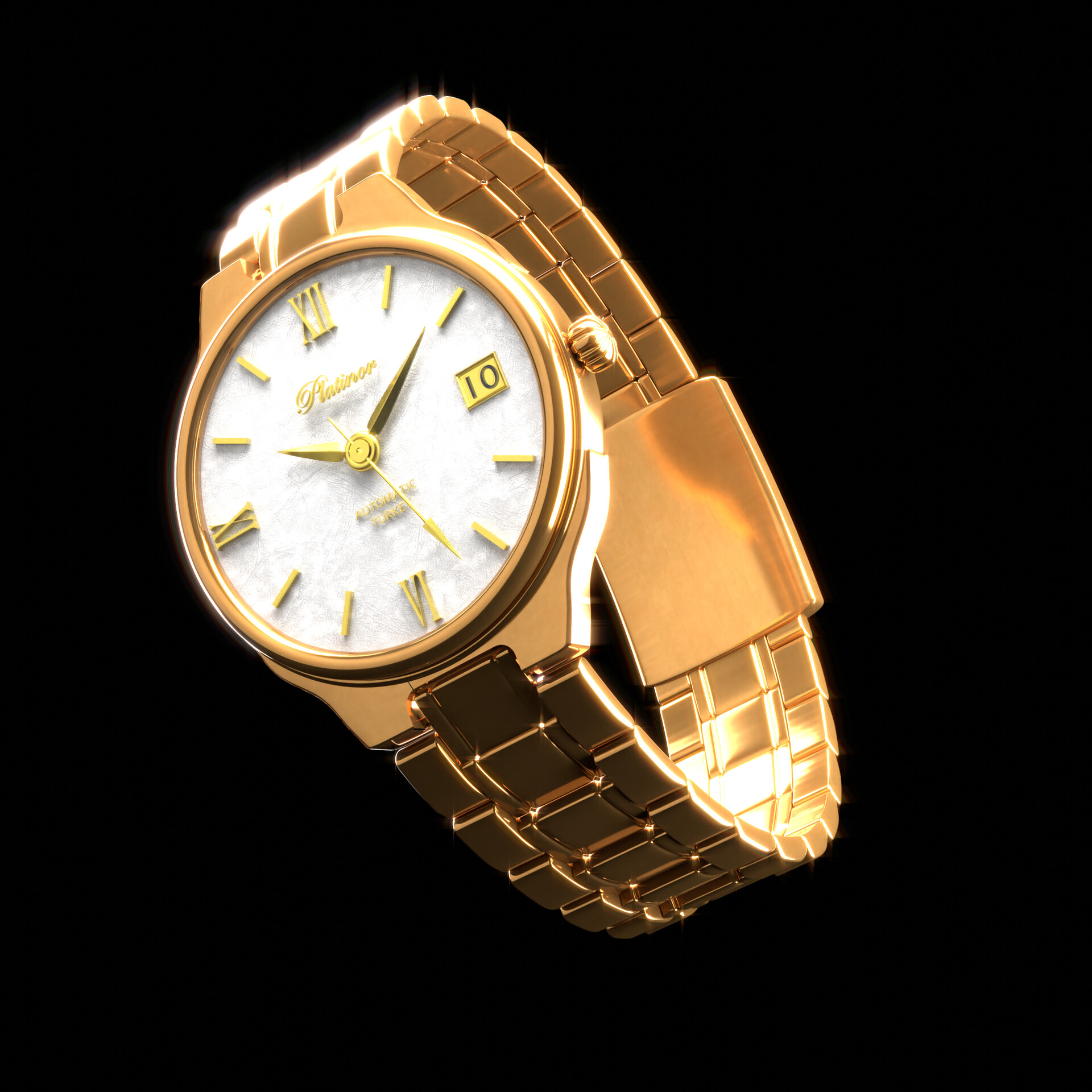 ArtStation - Golden watch