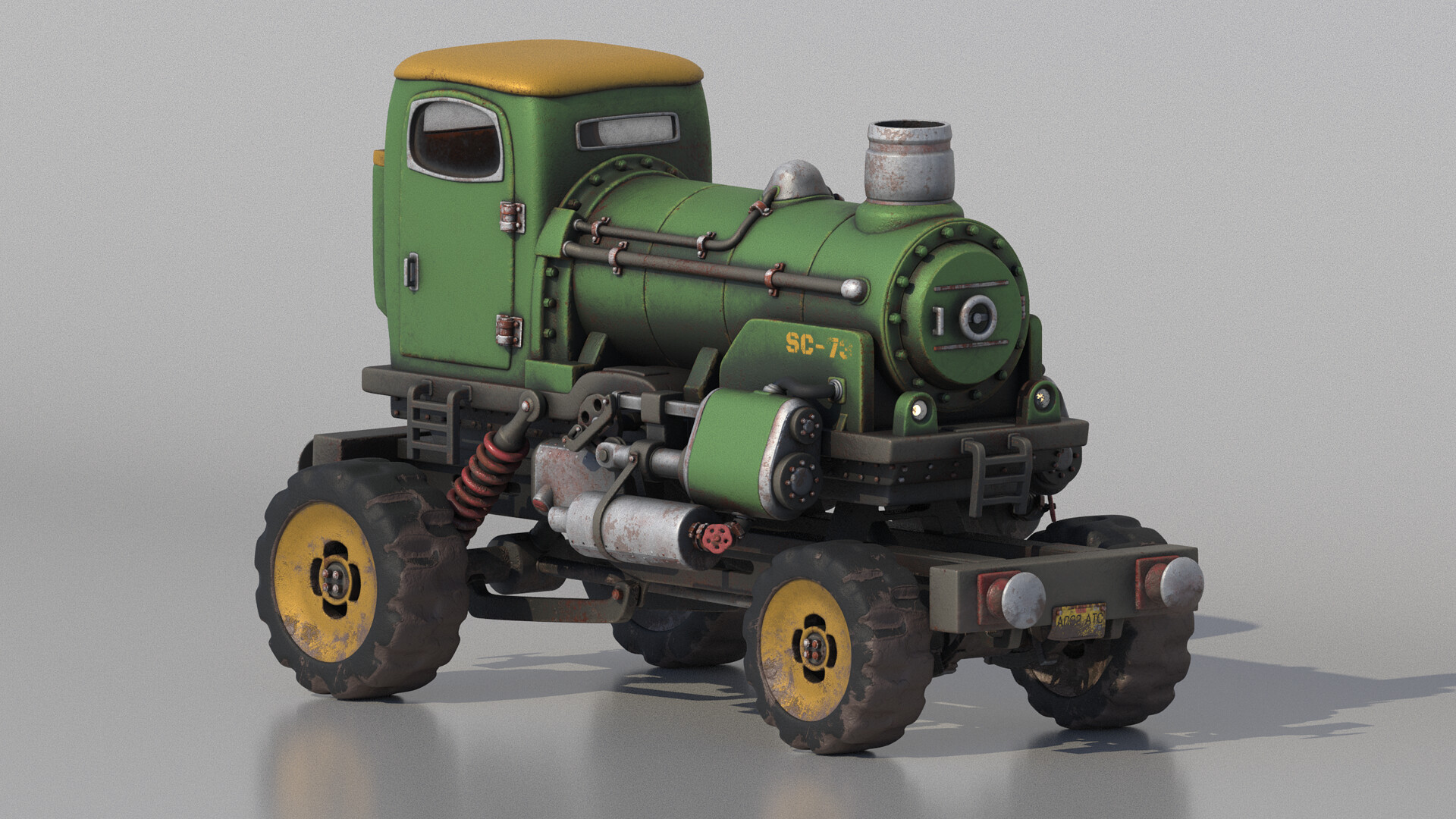 ArtStation - Truck, Train, Tractor... Thing