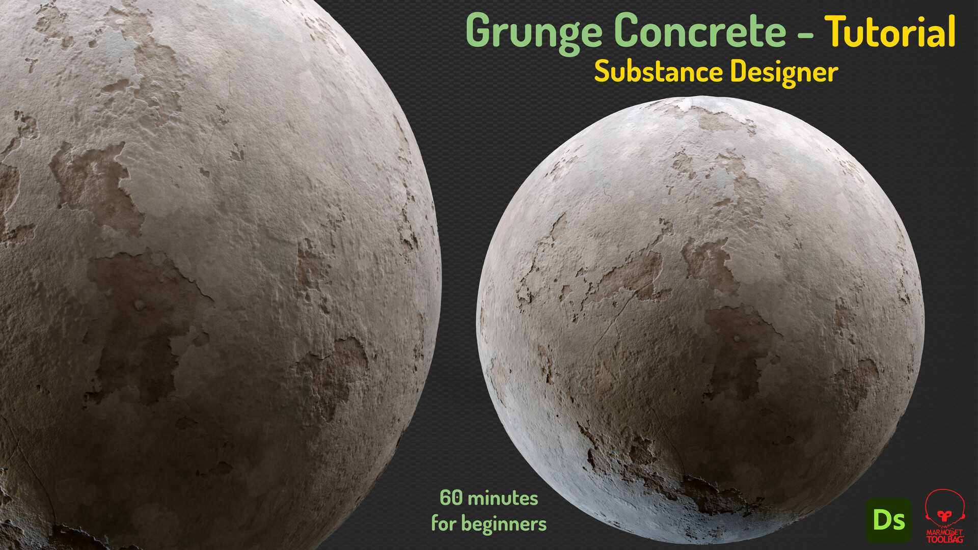 ArtStation - Substance Designer Grunge Concrete Creation - Free Tutorial