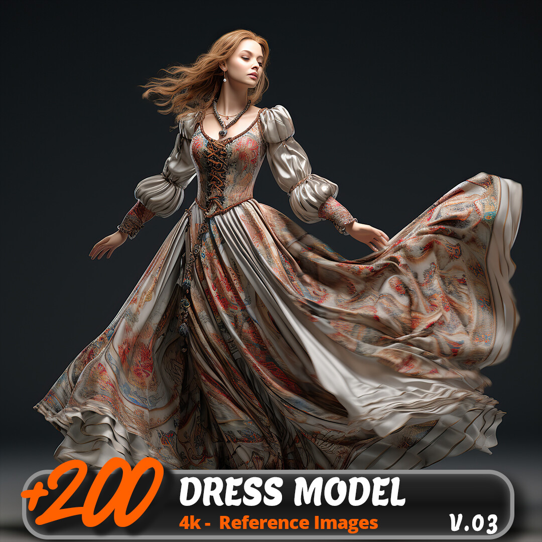 ArtStation - DRESS MODEL VOL. 03/ 4K/ Reference Image
