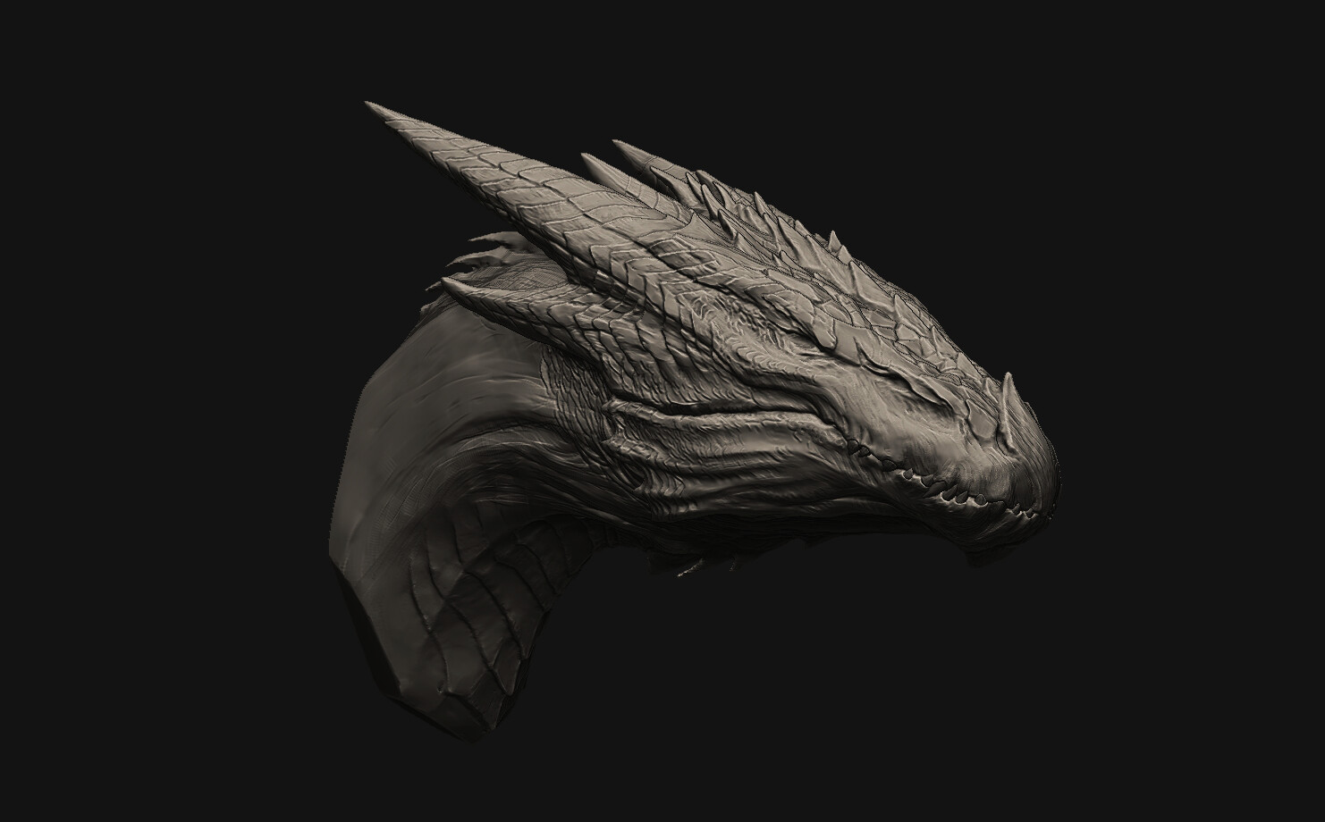 ArtStation - Dragon Sculpt