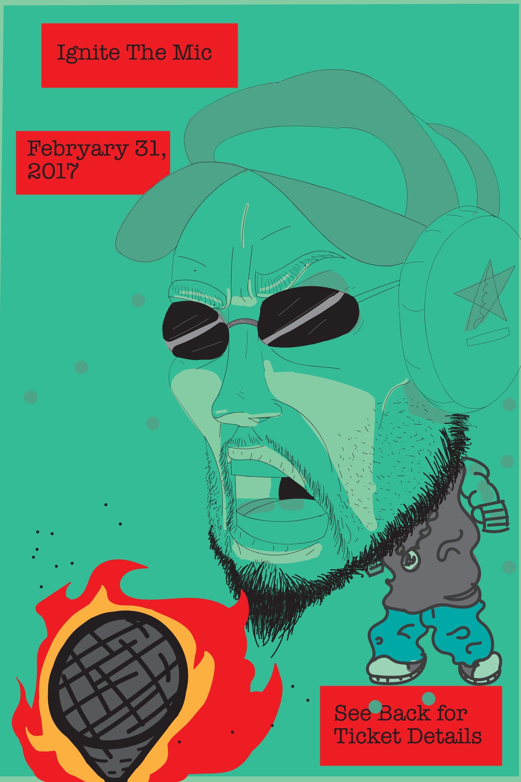 ArtStation - Fake Music Poster (Challenge)