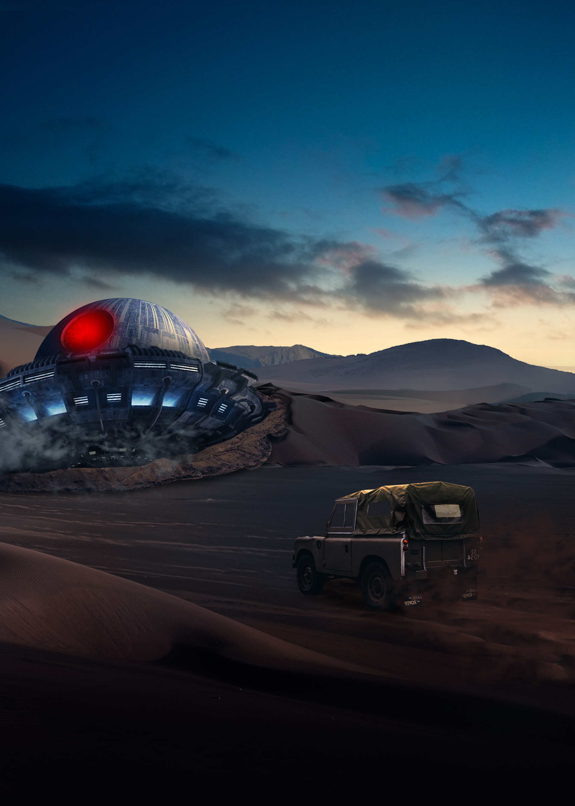 ArtStation - Crashed UFO