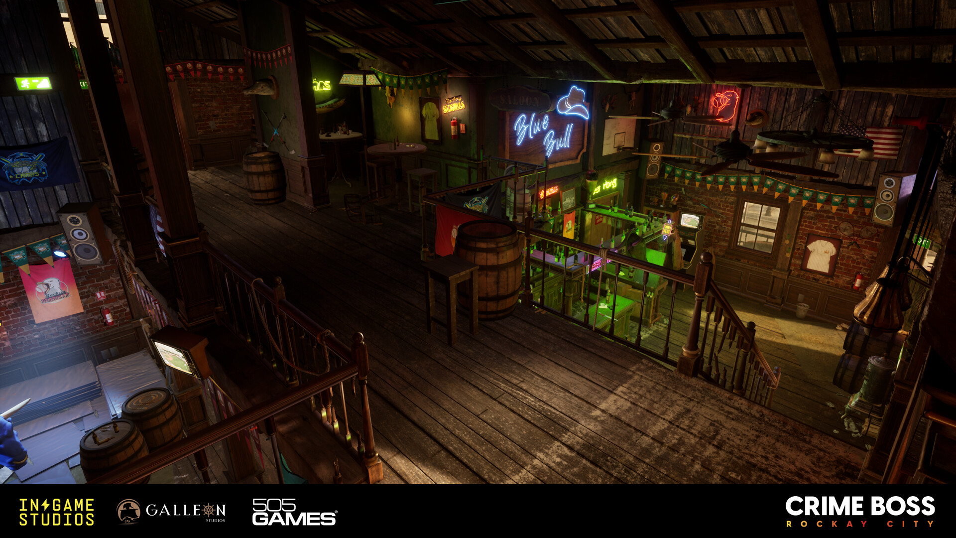 Rafael Siles - Crime Boss: Rockay City - Lighting Art - The Blue Bull
