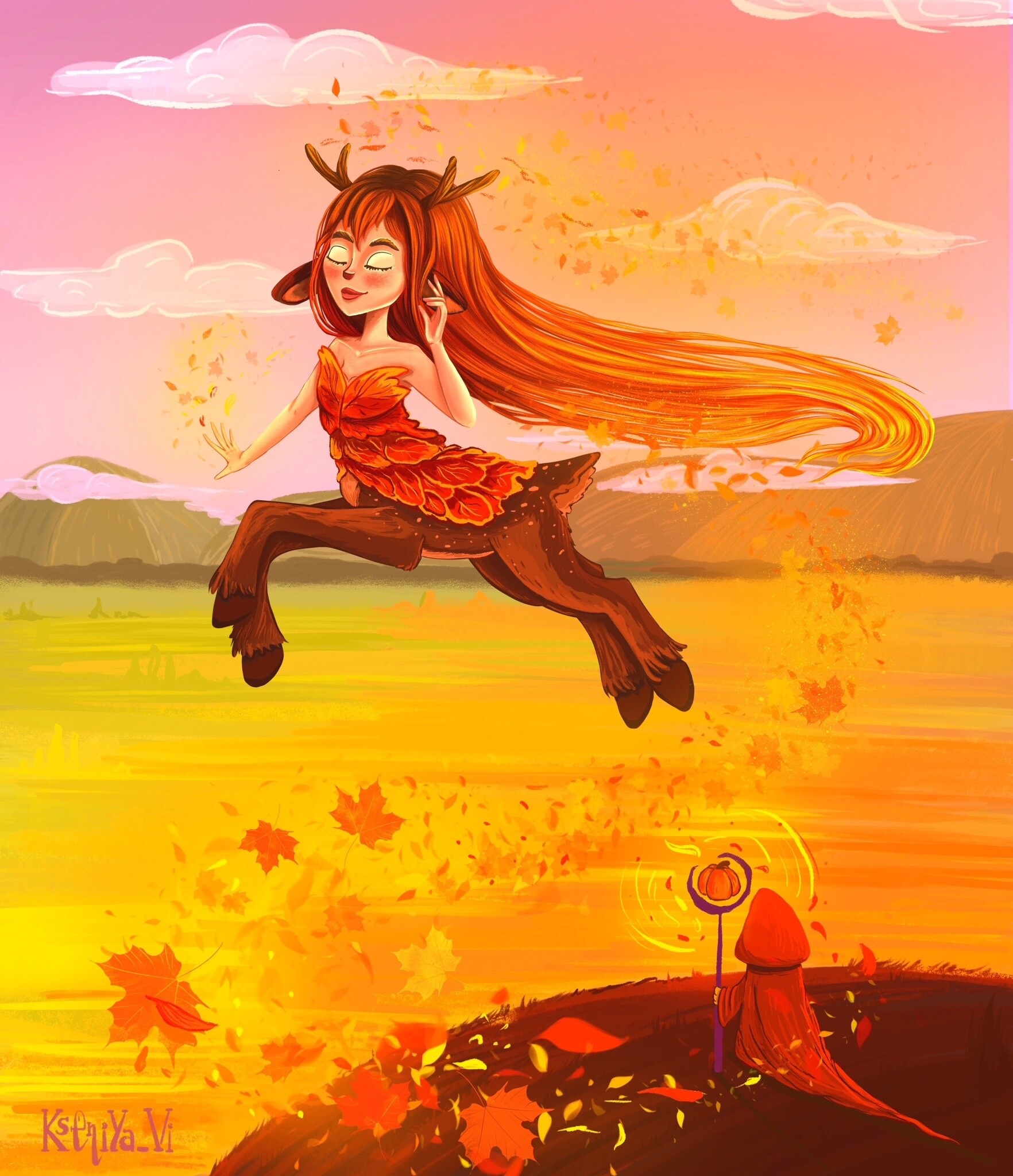 ArtStation - autumn spirit