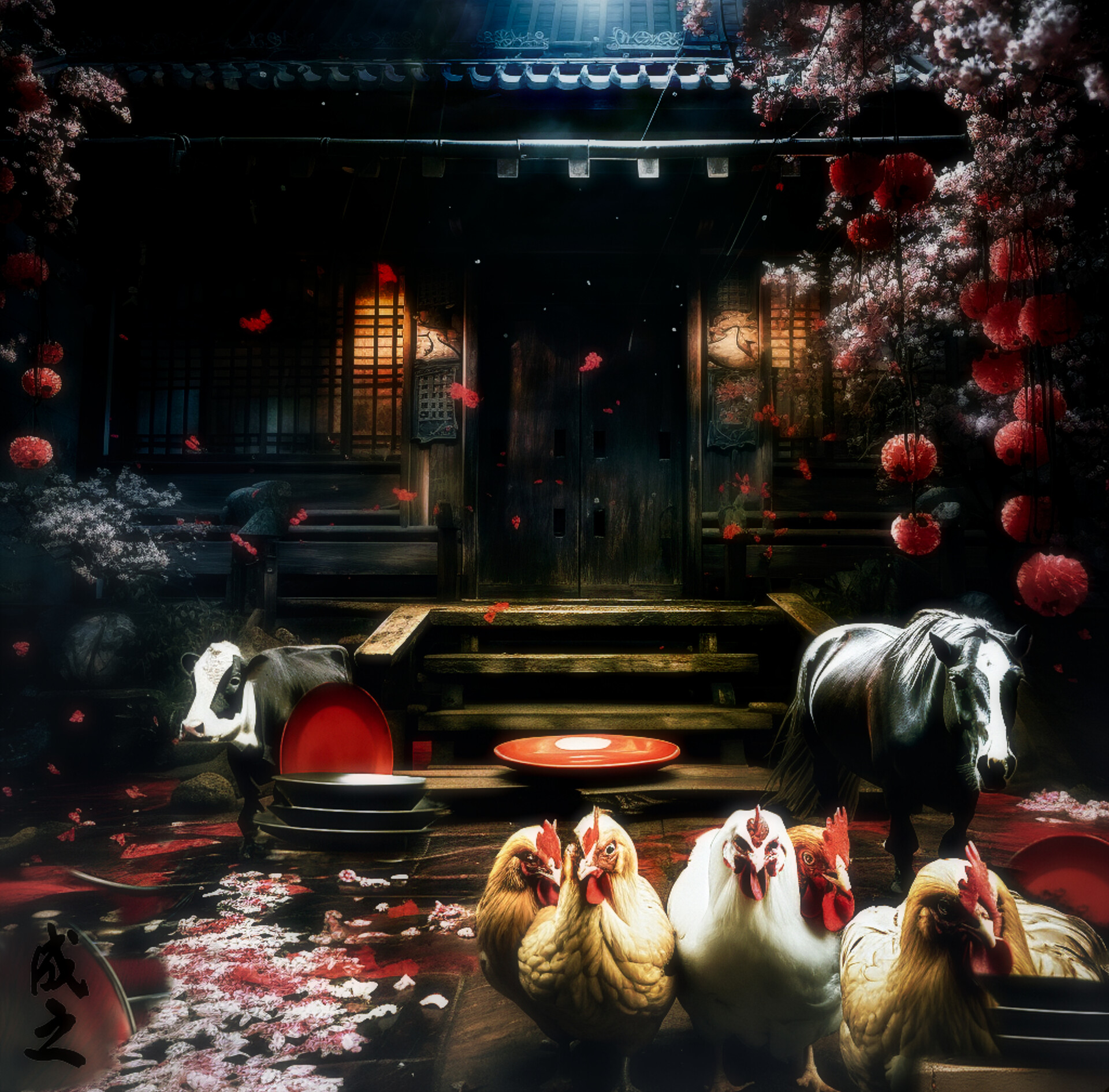 ArtStation - Mayoiga(Japanese mansion that can only be seen by the ...