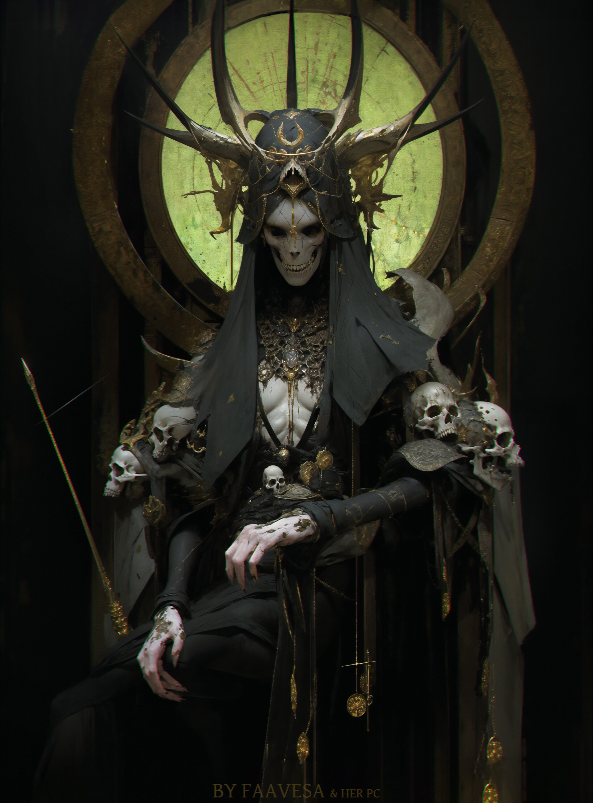 ArtStation - Undead queen