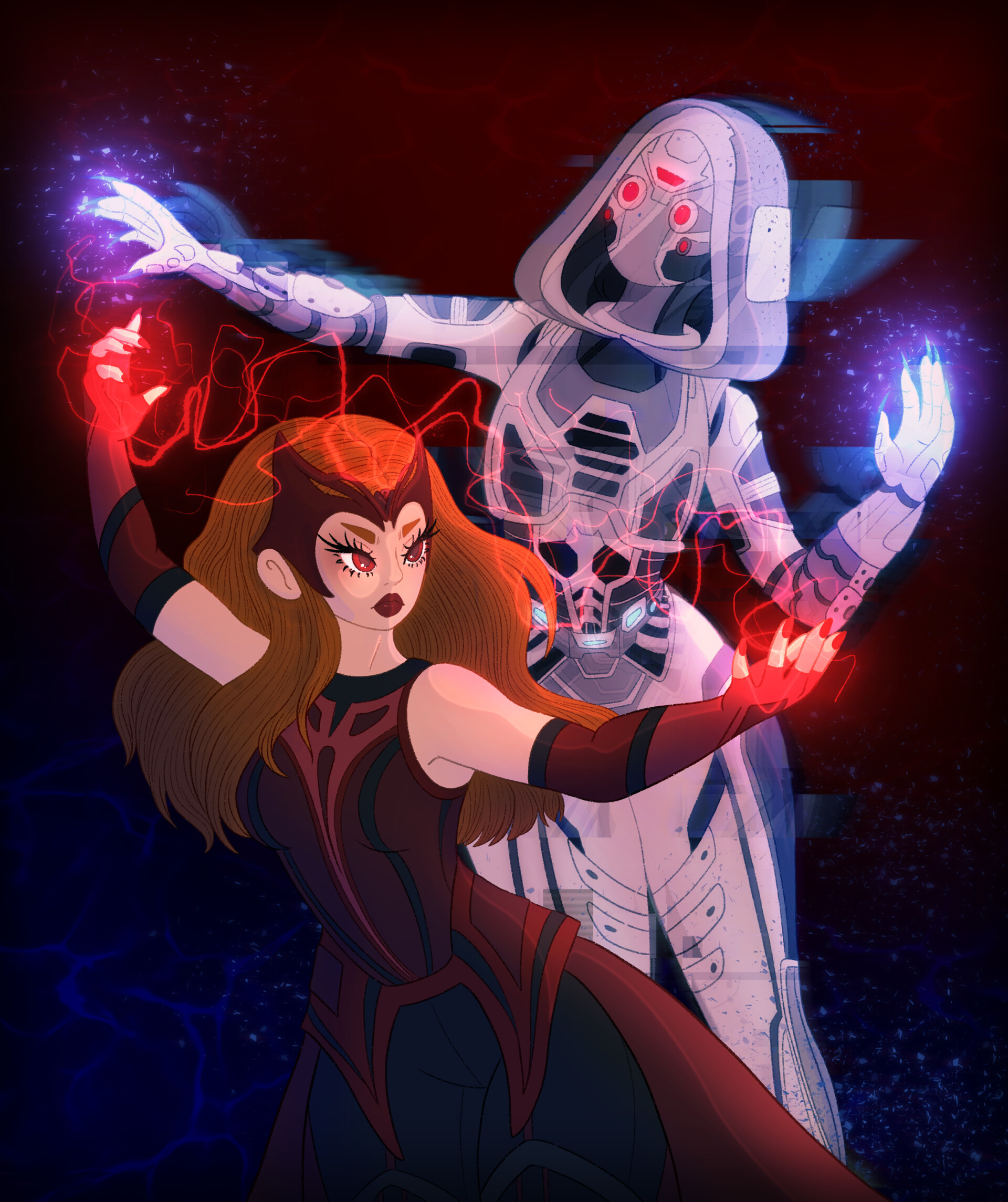 ArtStation - Scarlet x Ghost Fanart