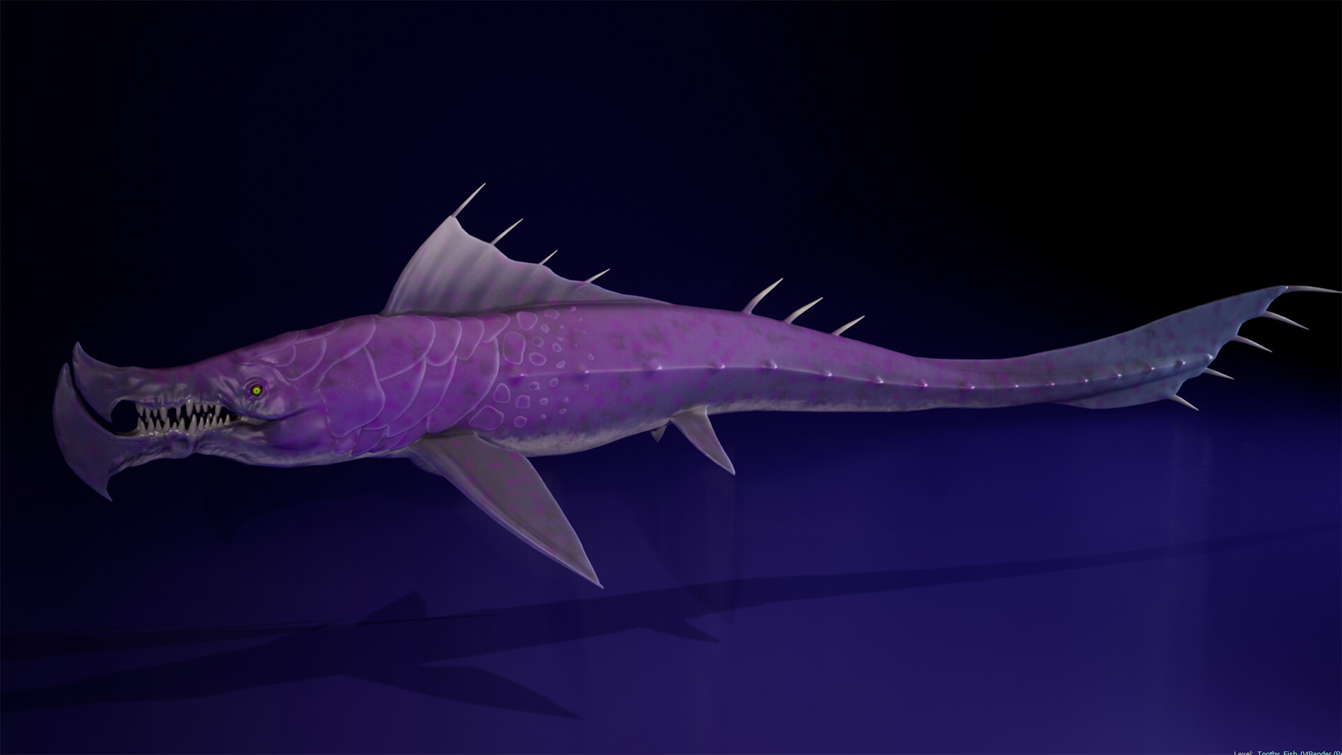 Dinar- buxoided - Toothy Fish 04