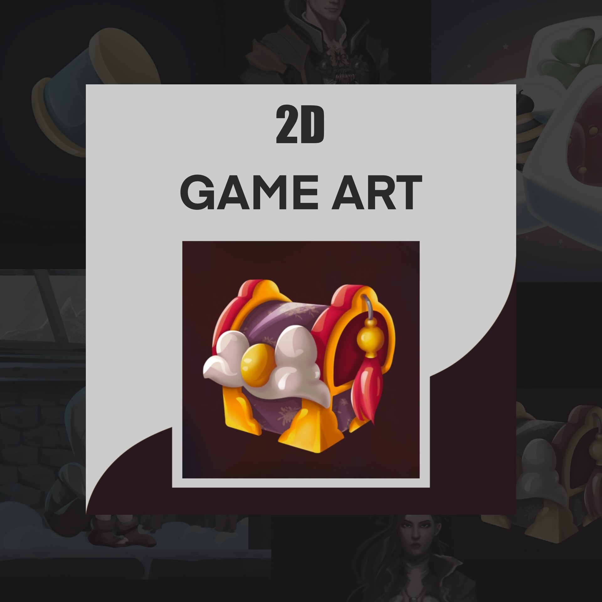 ArtStation - 2D Game Art - Casual Game Art Study