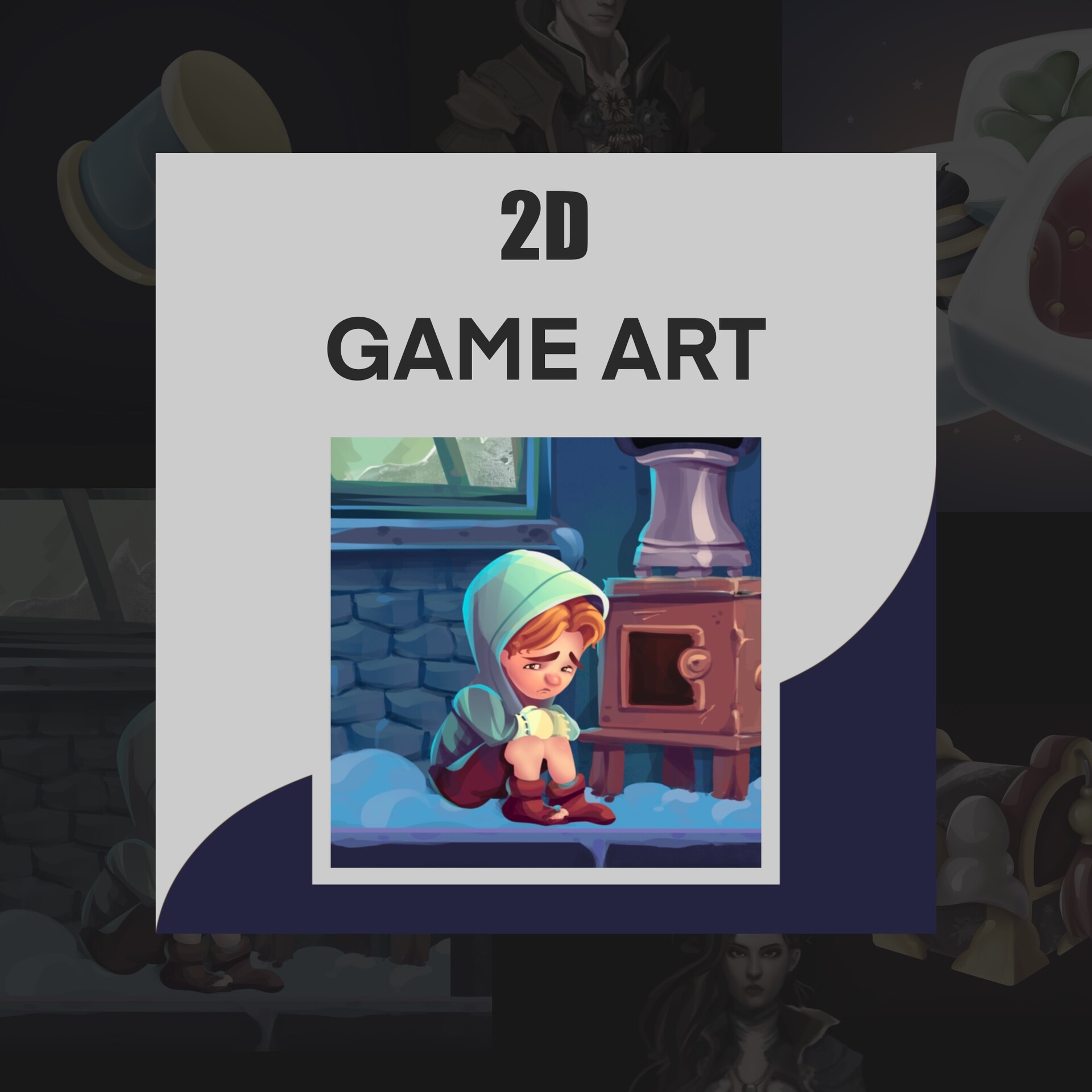 ArtStation - 2D Game Art - Hyper Casual Game Art Study