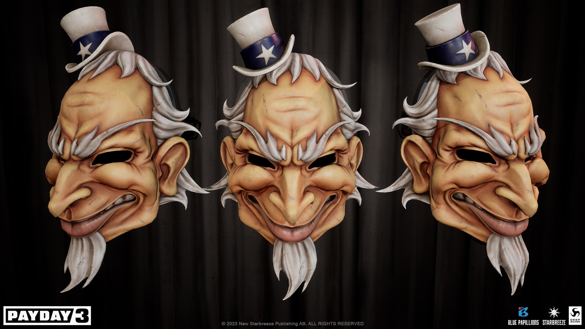 Blue Papillions - Masks 02 I PAYDAY 3