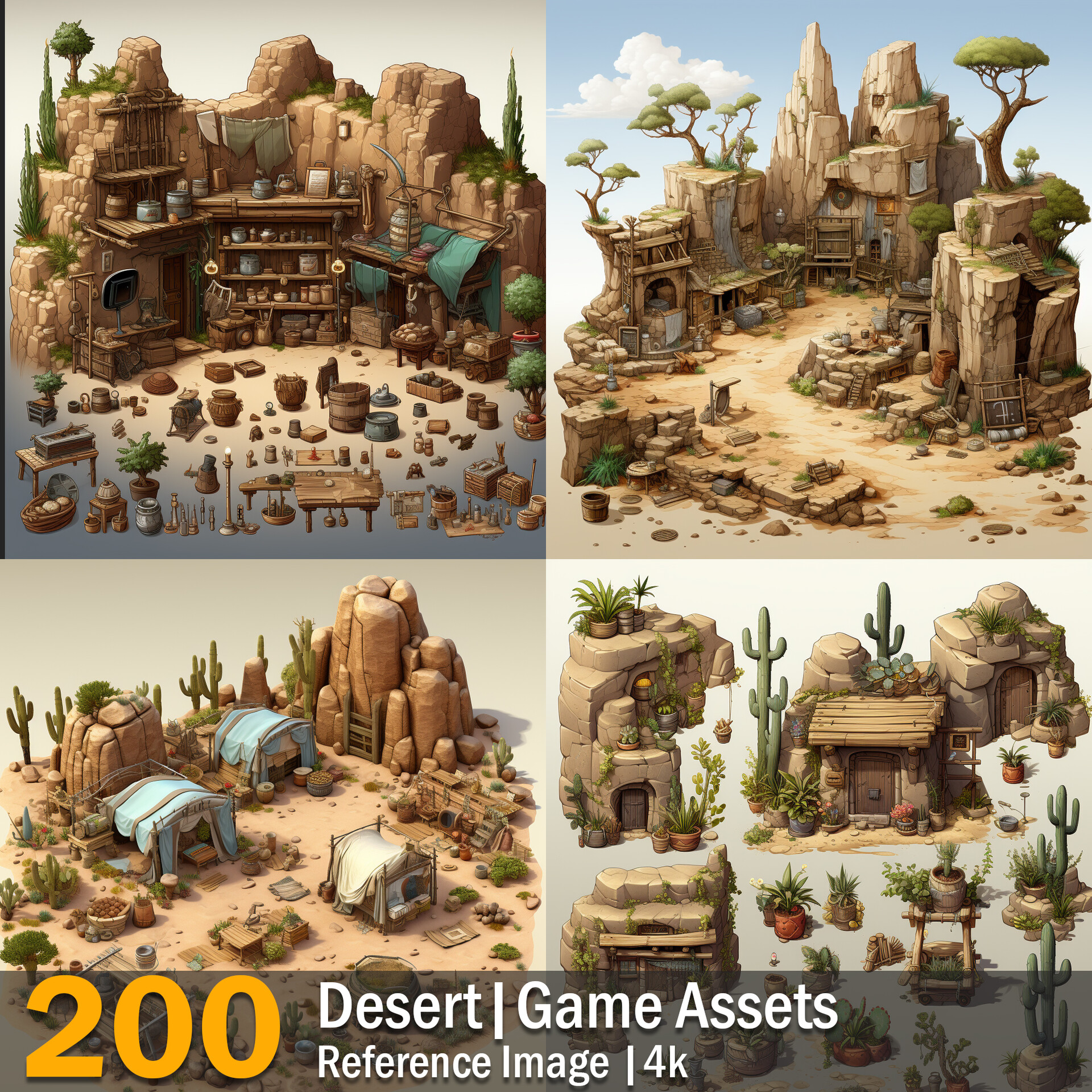 ArtStation - Desert | Game Assets | Reference Images | 4K