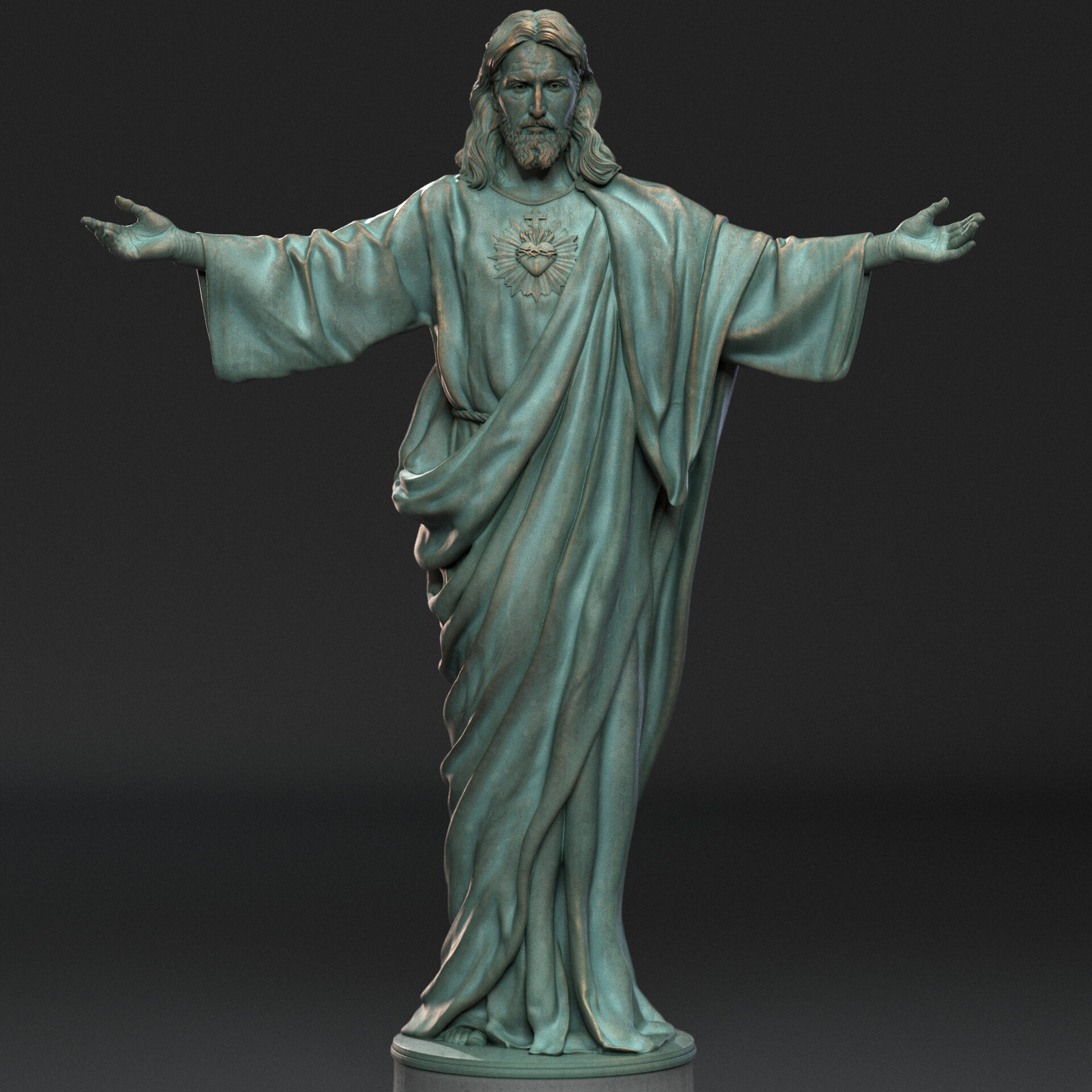 ArtStation - Jesus Sculpture 02