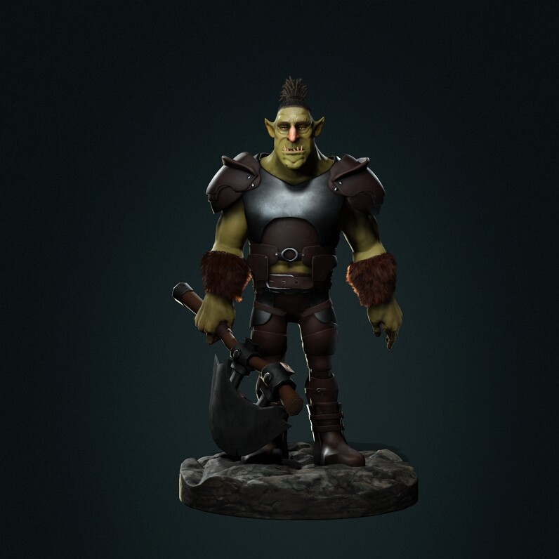 ArtStation - Orc Warrior for Character Creator