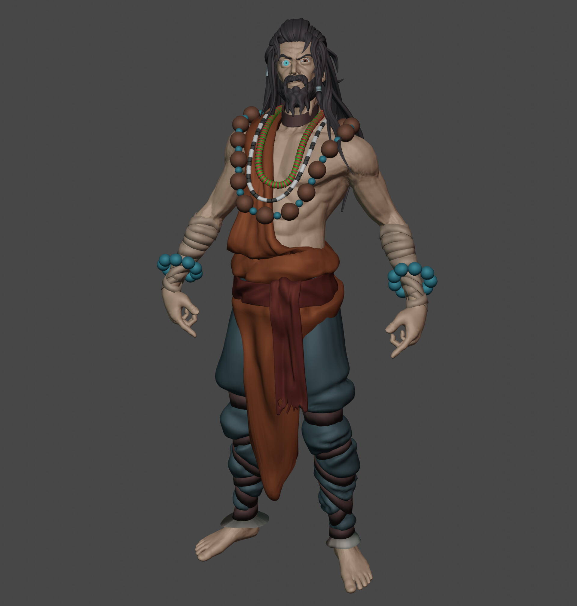 ArtStation - 3D model of Heretic character