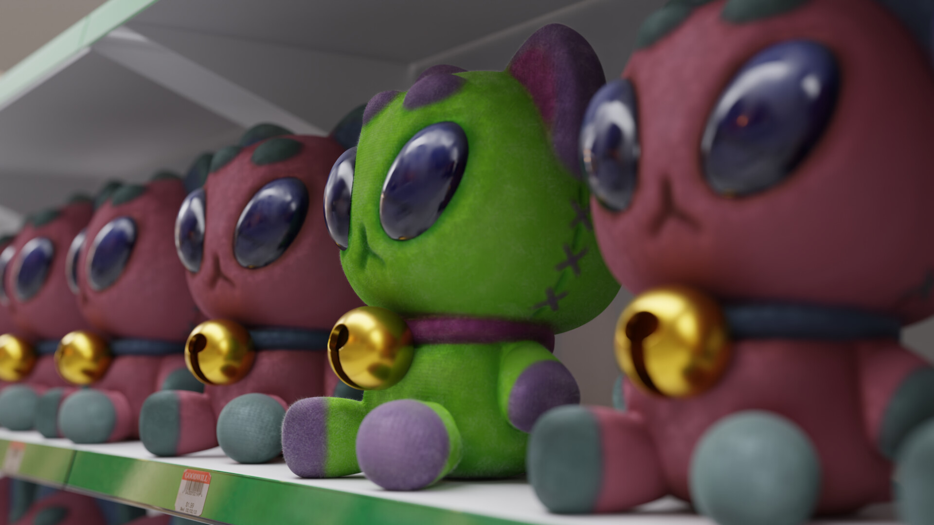 ArtStation - Alien Puppy Cat - ZBrush/Blender