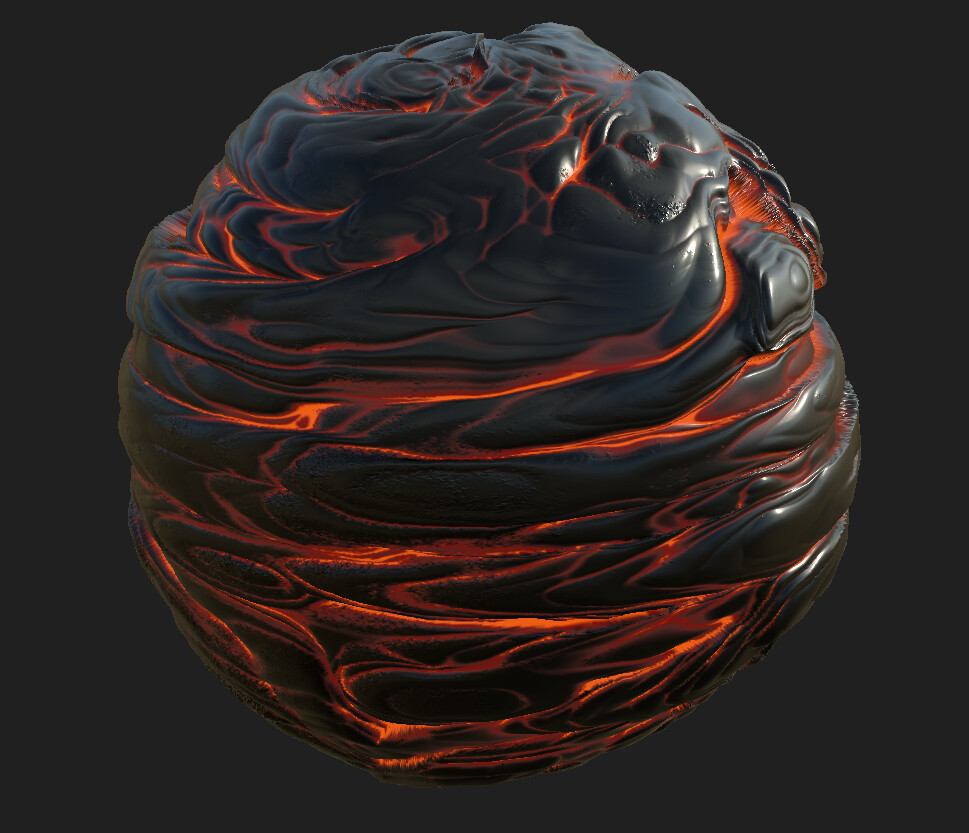 ArtStation - Lava Material